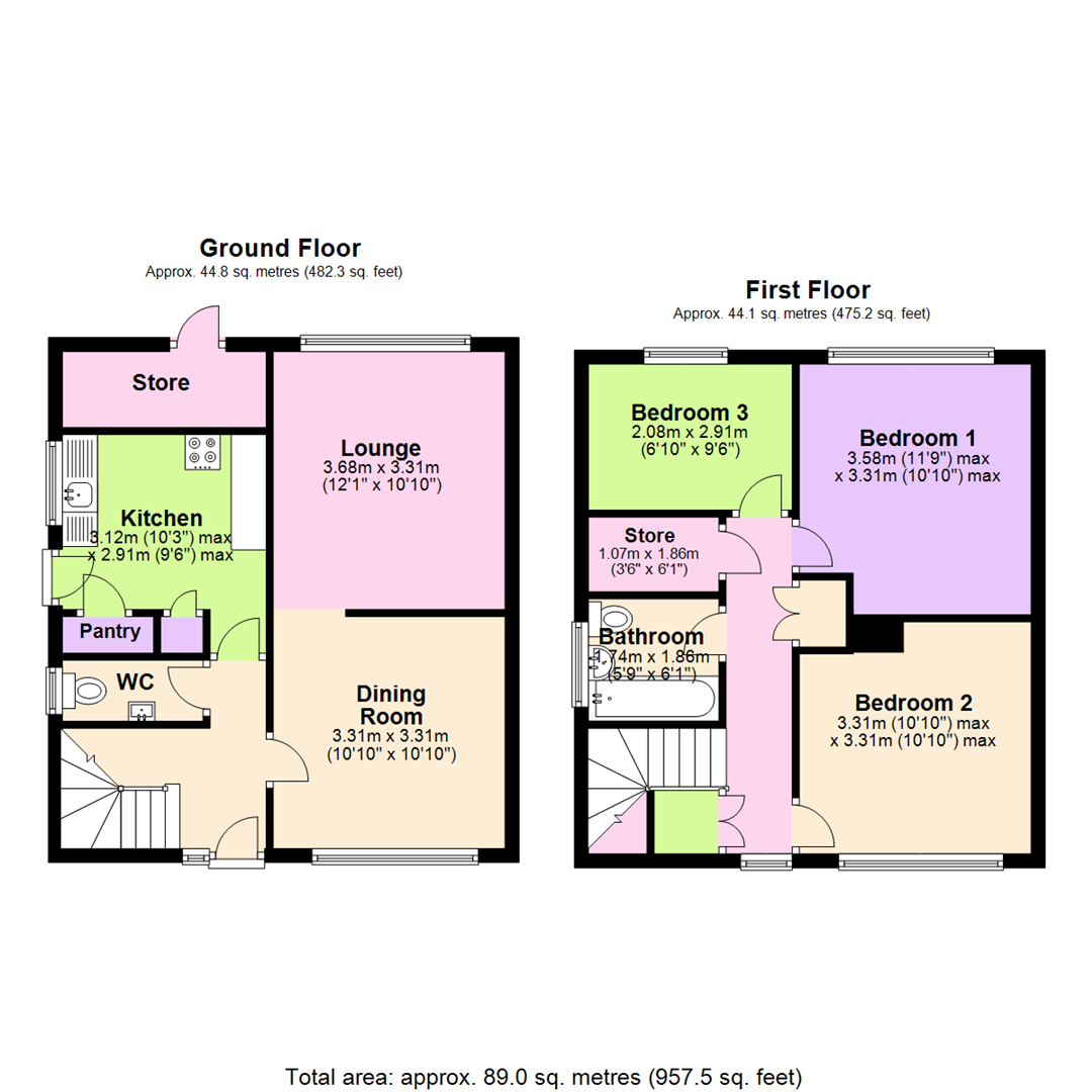 3 bed semi-detached house for sale in Cromwell Crescent, Lambley ...