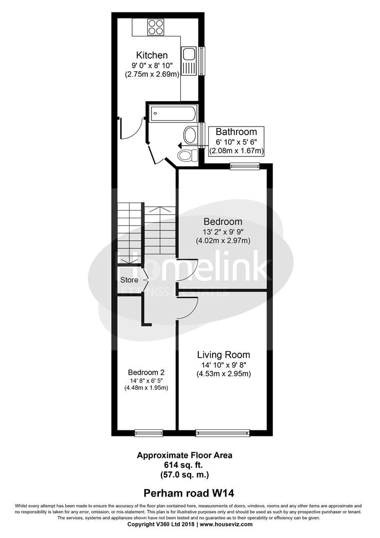 2 bed flat to rent in Perham Road, West Kensington W14 - Zoopla