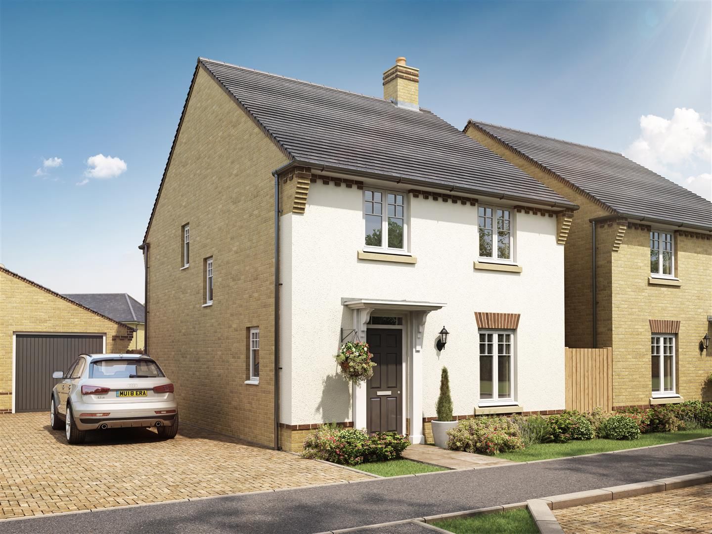 New home, 3 bed detached house for sale in The Ingleby, Wixams, Bedford ...