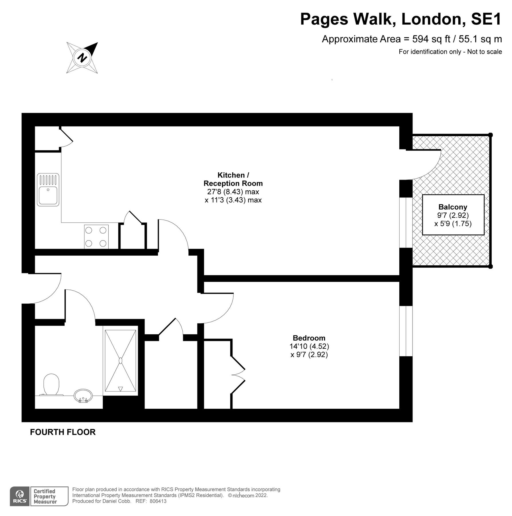1 bed flat for sale in Alwen Court, Pages Walk SE1 - Zoopla