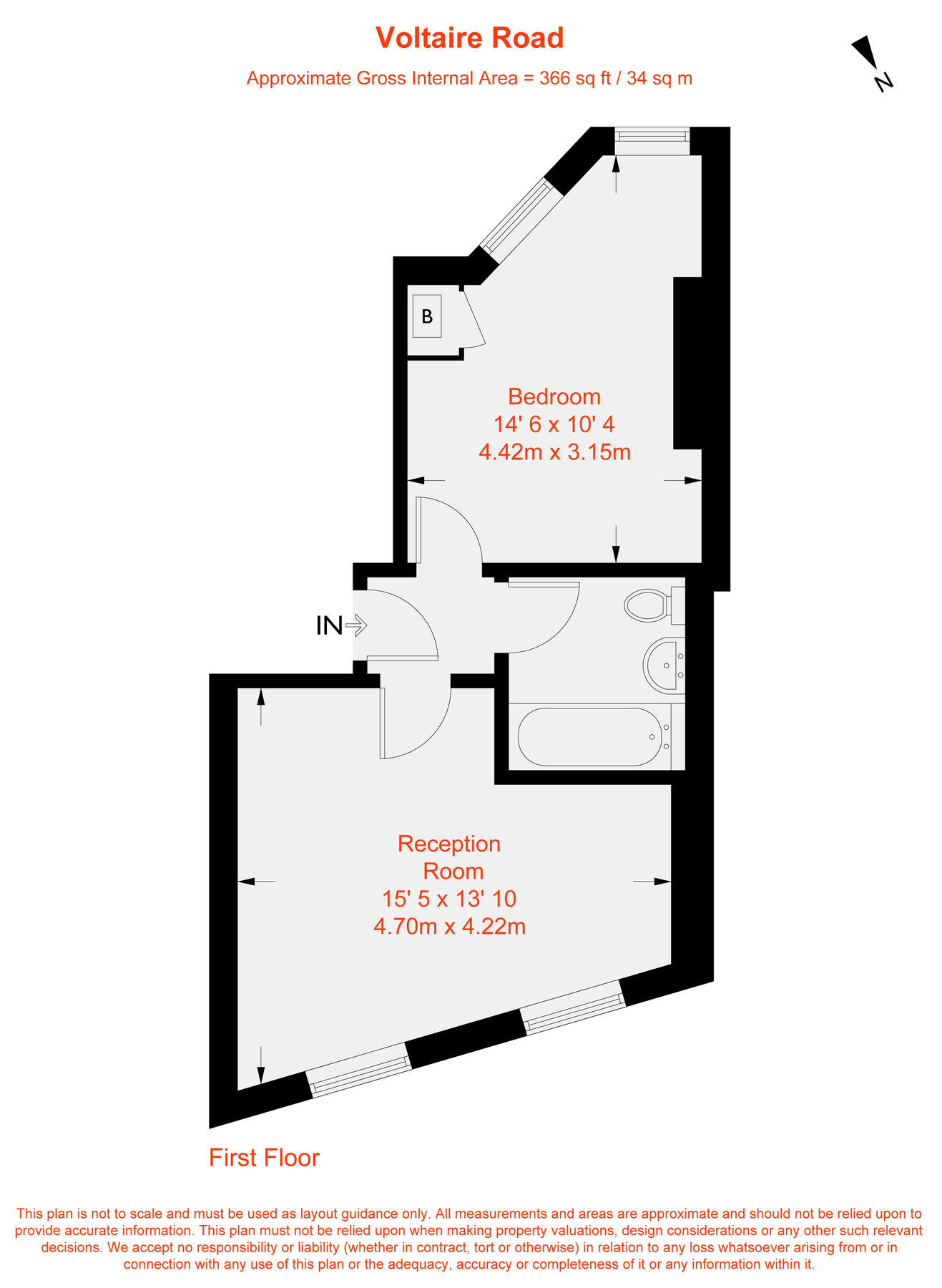 1 bed flat for sale in Voltaire Road, London SW4 - Zoopla