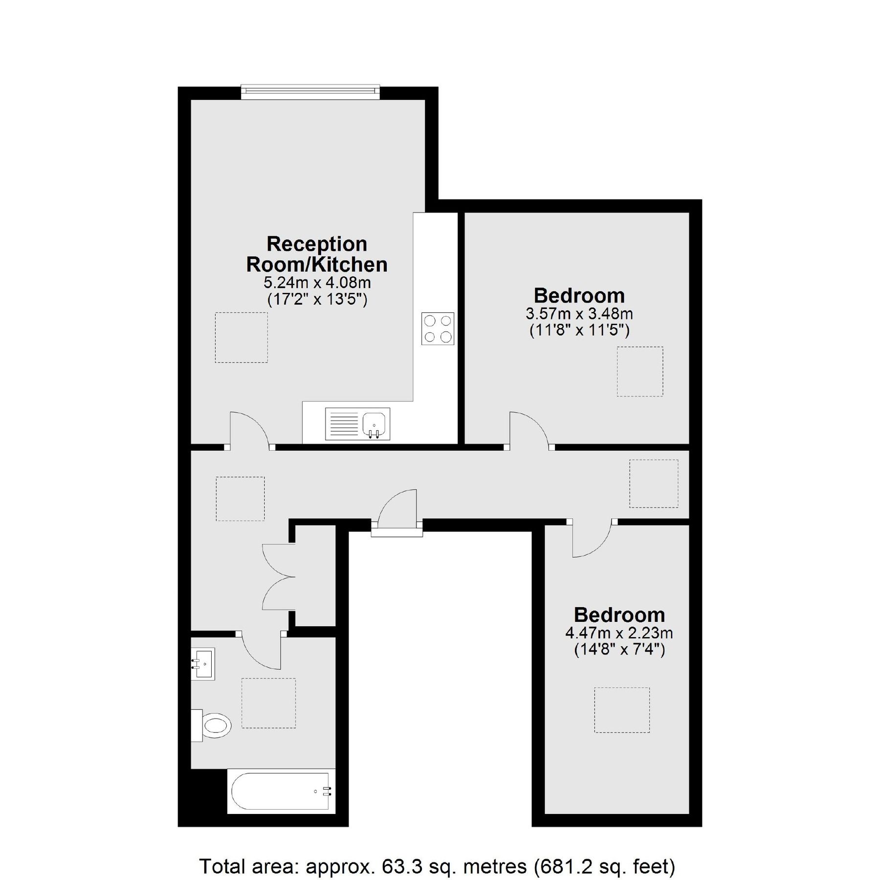 2 bed flat for sale in Elmwood Avenue, Feltham TW13 - Zoopla
