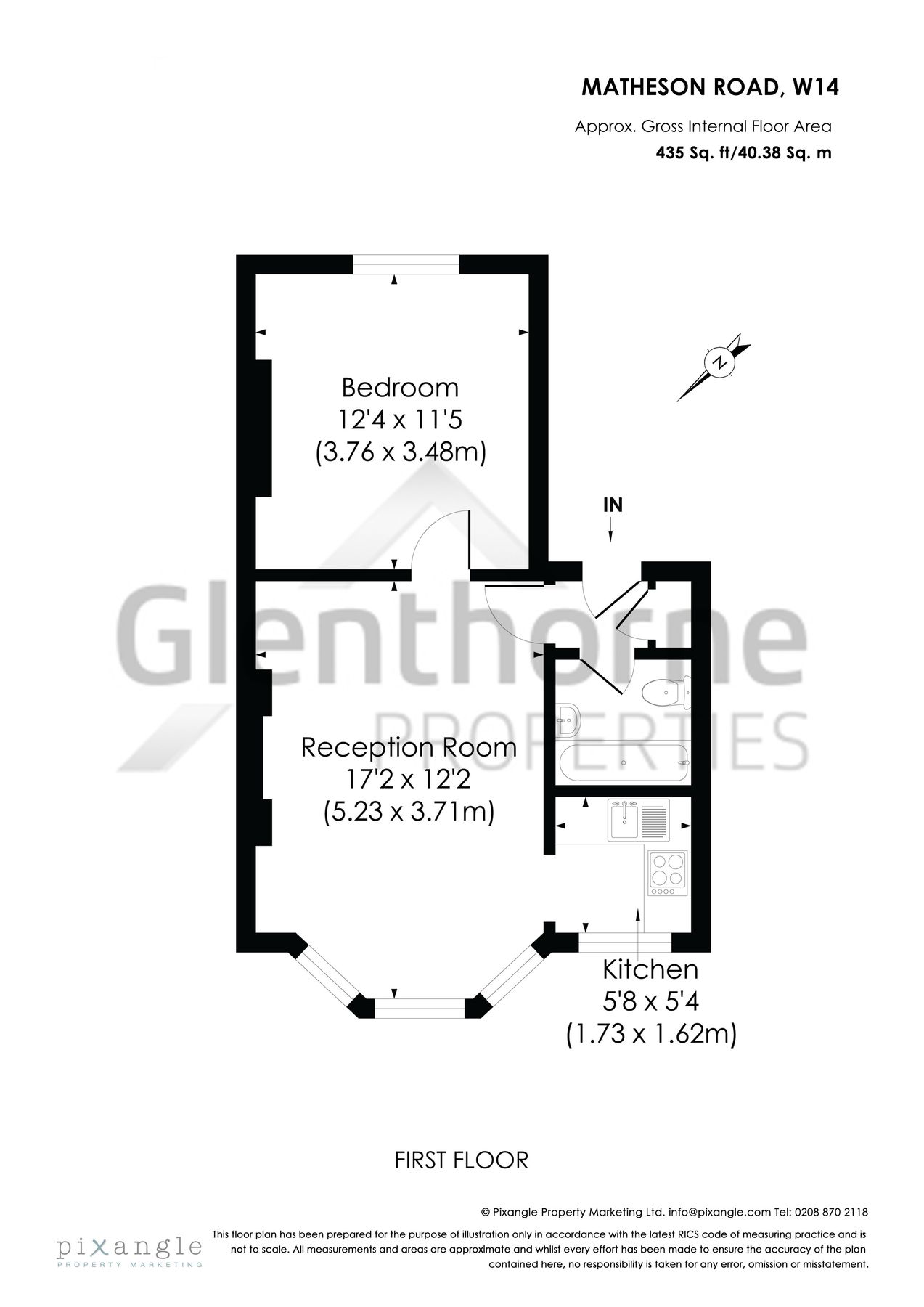 1 bed flat to rent in Matheson Road, London W14 - Zoopla