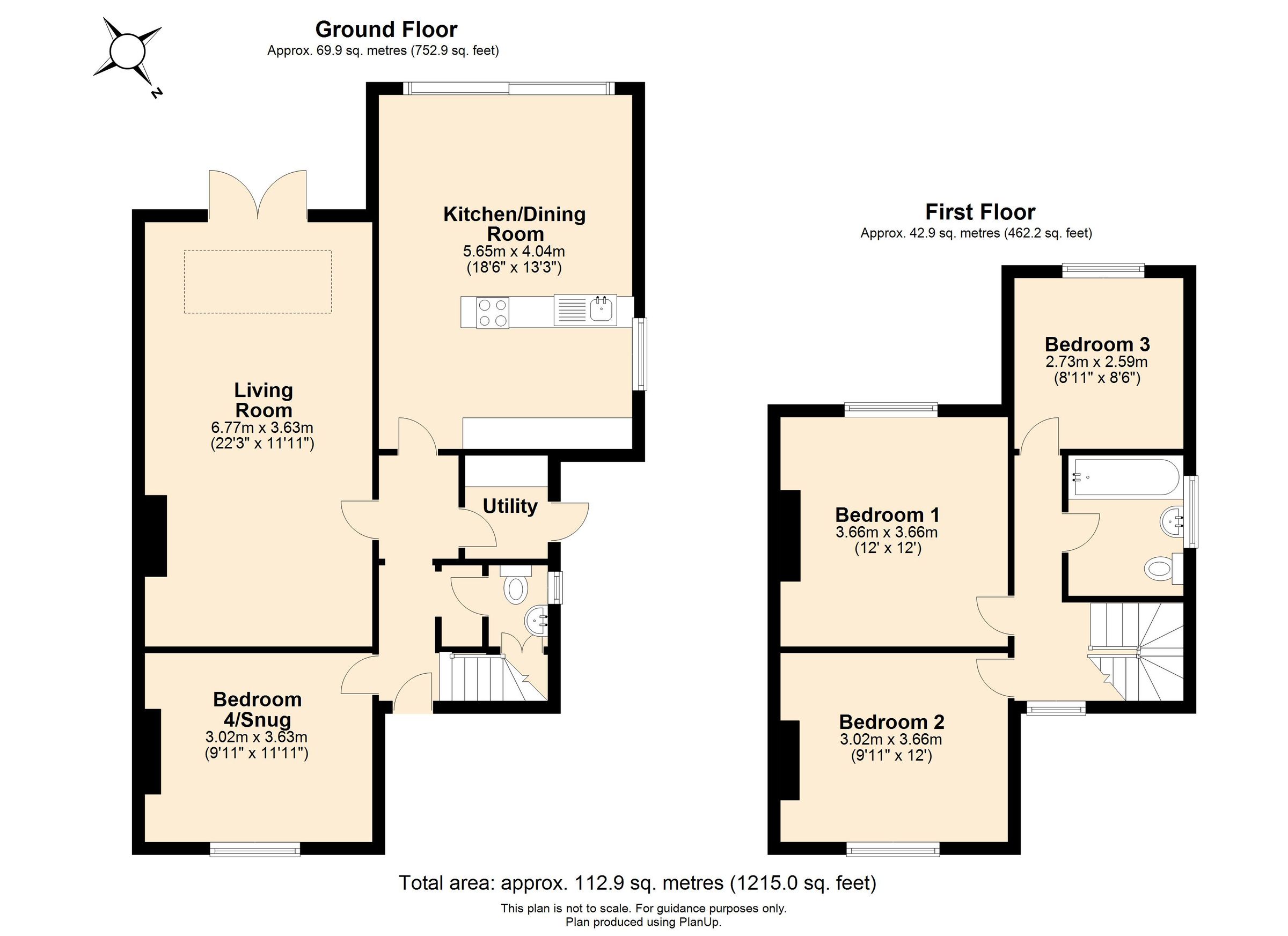 4 bed semi-detached house for sale in North Road East, The Reddings ...