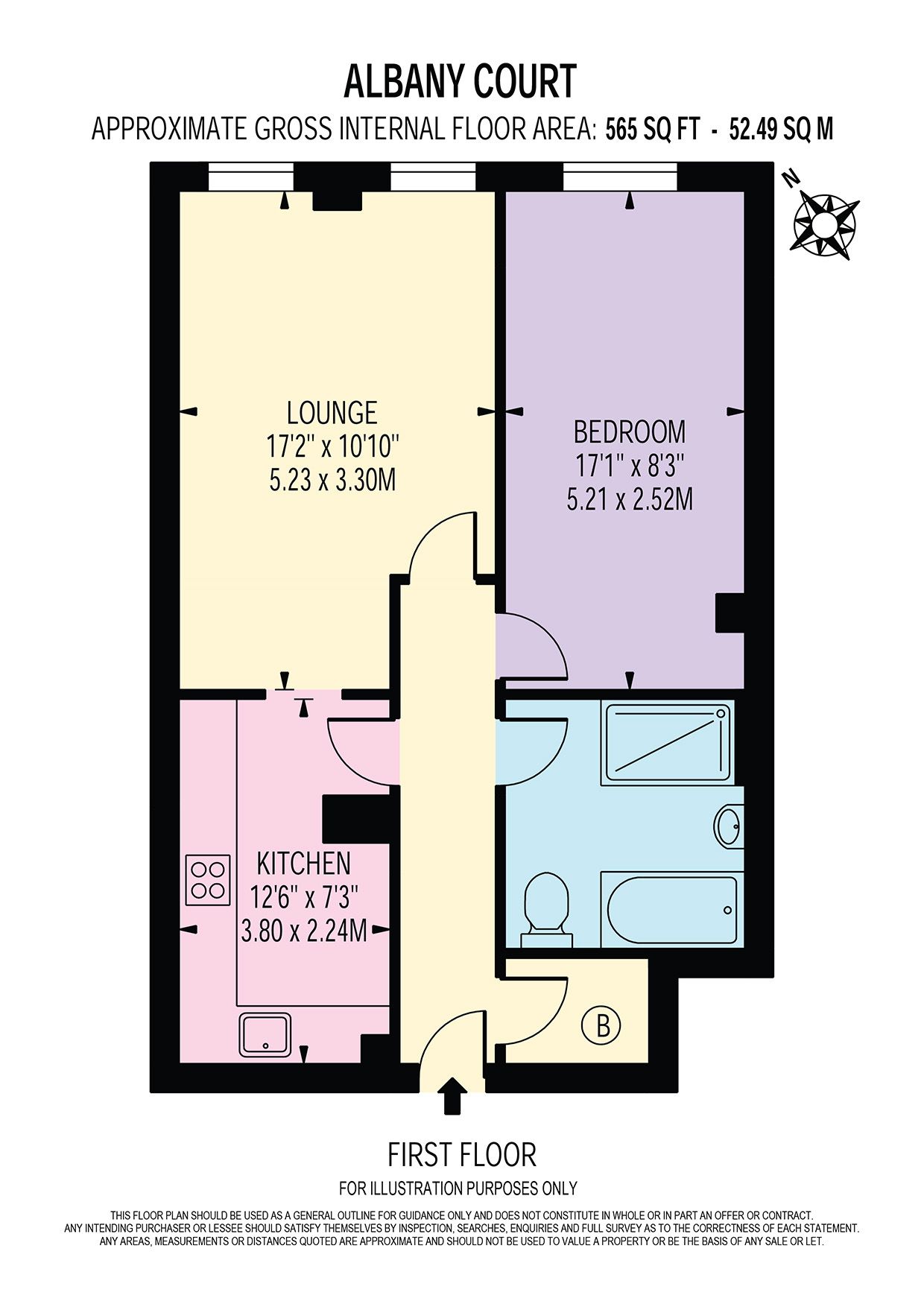 1 bed flat to rent in Albany Court, Plumbers Row, Aldgate, London E1 ...