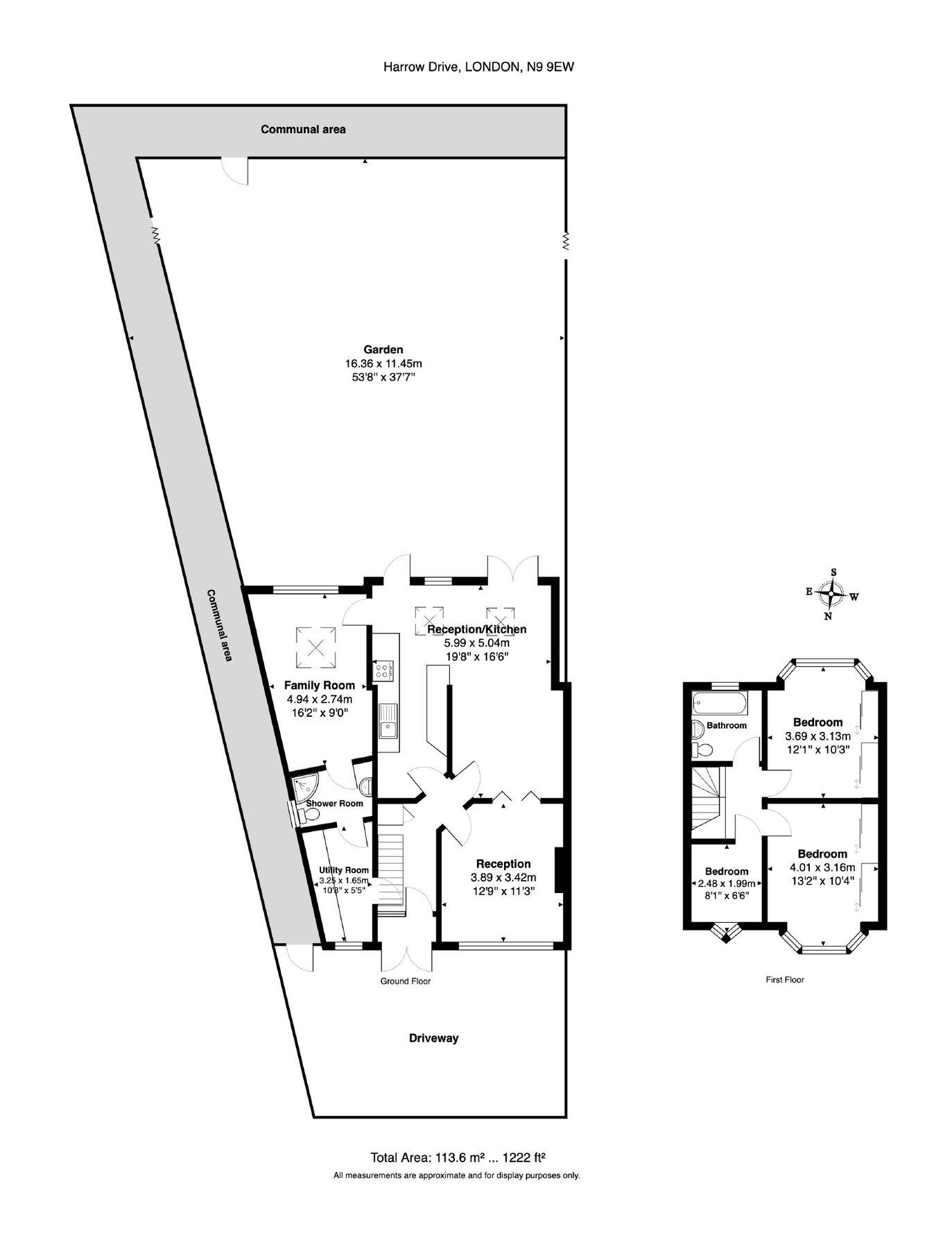 3 bed end terrace house for sale in Harrow Drive, Edmonton, London N9 ...