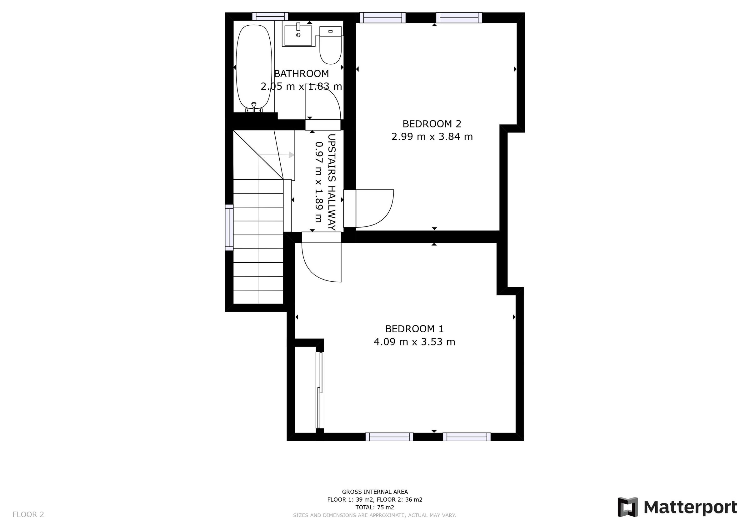 2 bed terraced house for sale in Stanley Road, Greenrigg ML7 - Zoopla