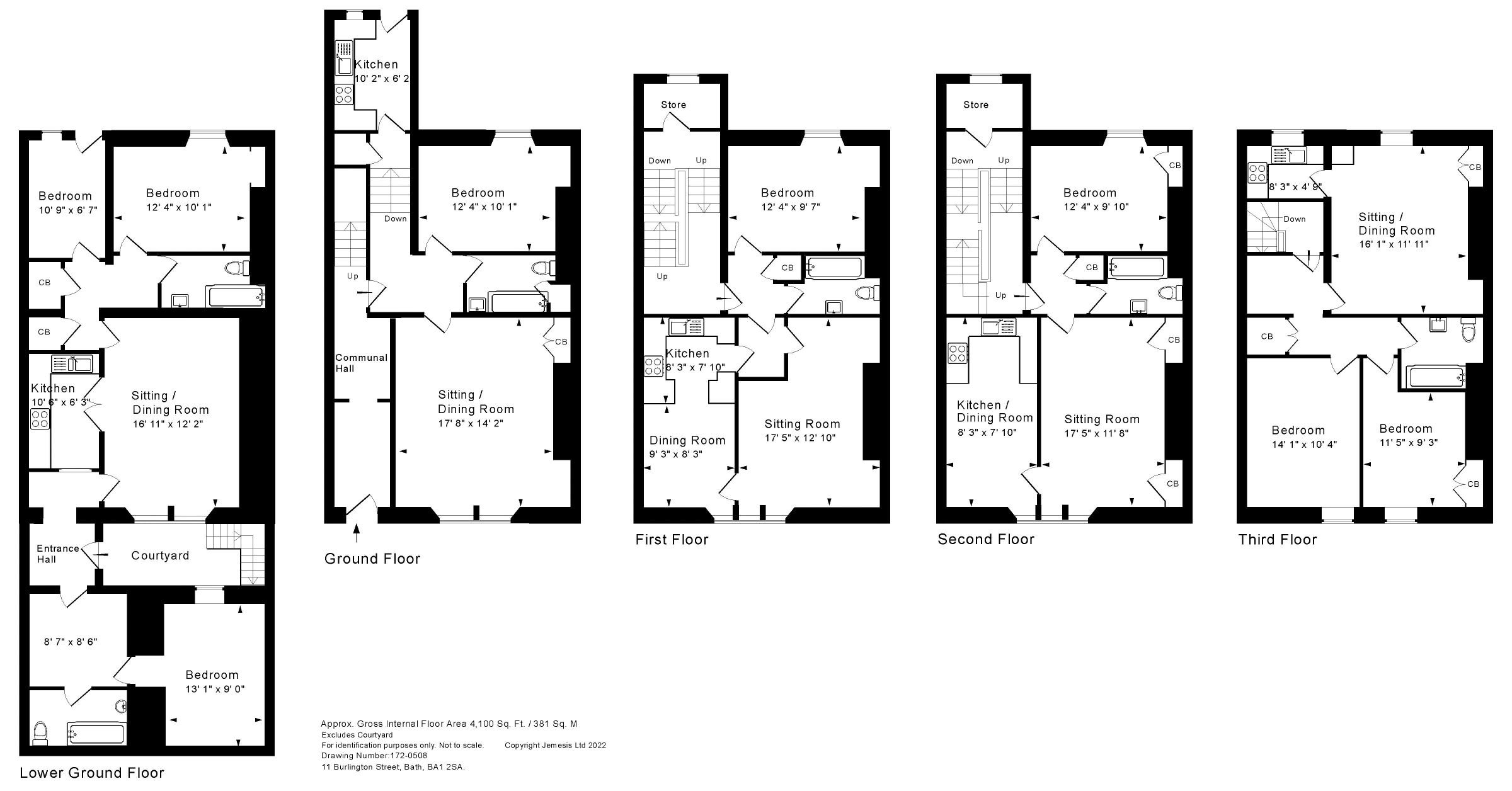 6 bed terraced house for sale in Burlington Street, Bath BA1 - Zoopla
