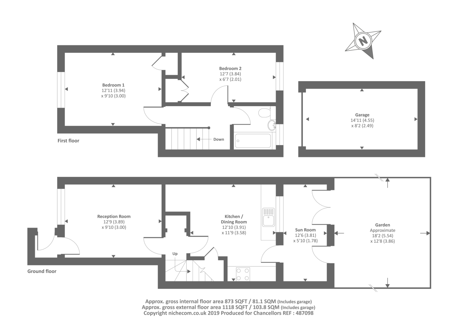 2 bed end terrace house for sale in Marston, Oxford OX3 - Zoopla
