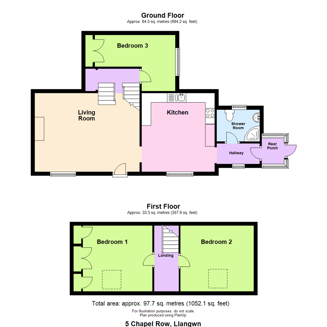 3 bed detached house for sale in Chapel Row, Llangwm, Haverfordwest ...
