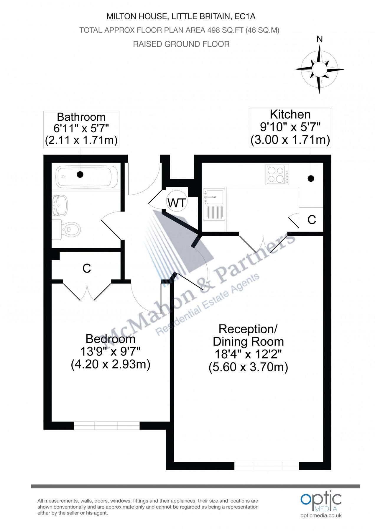 1 bed flat for sale in 75 Little Britain, London EC1A - Zoopla