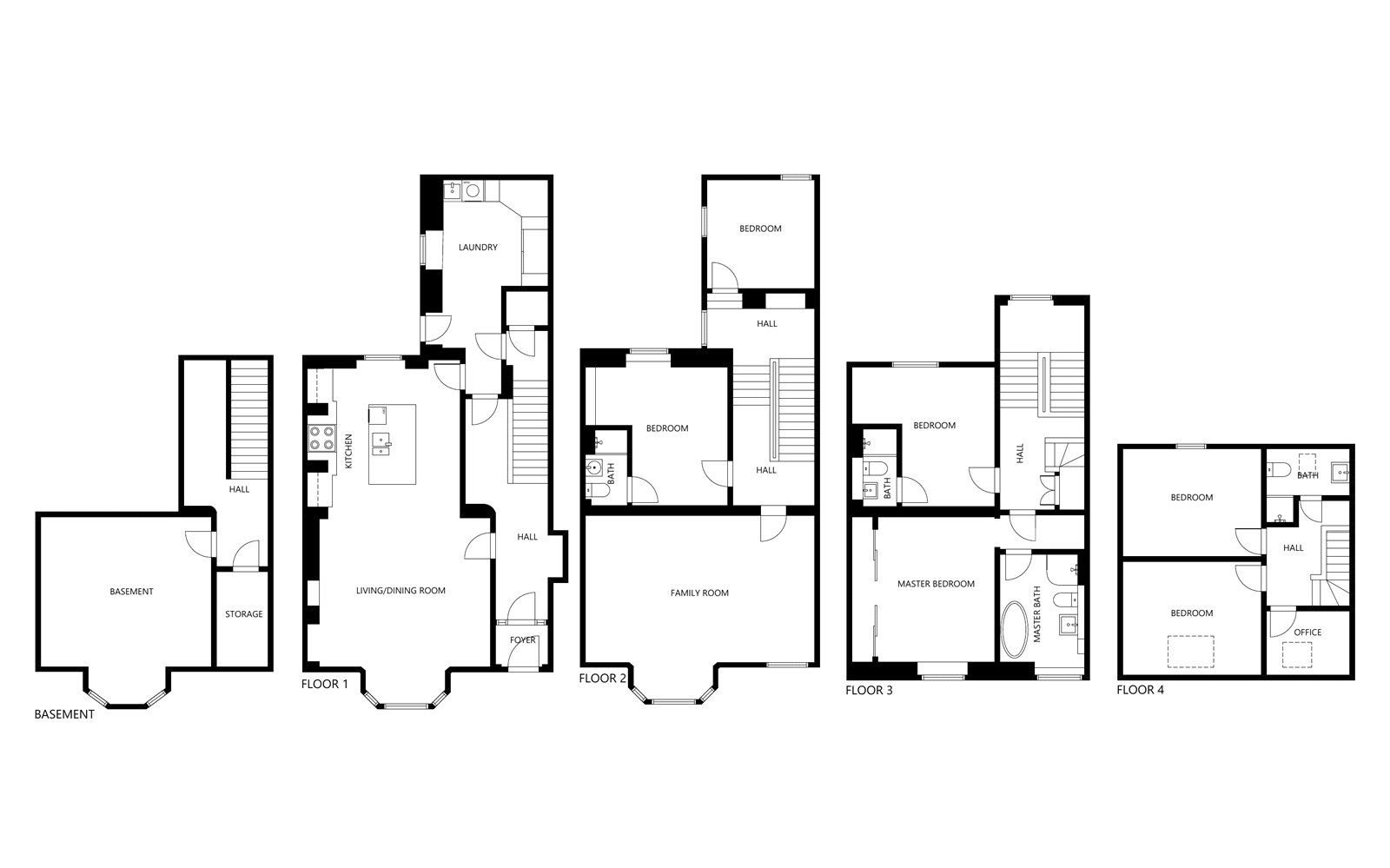 6 bed end terrace house for sale in 1 Portland Place, Penrith, Cumbria ...