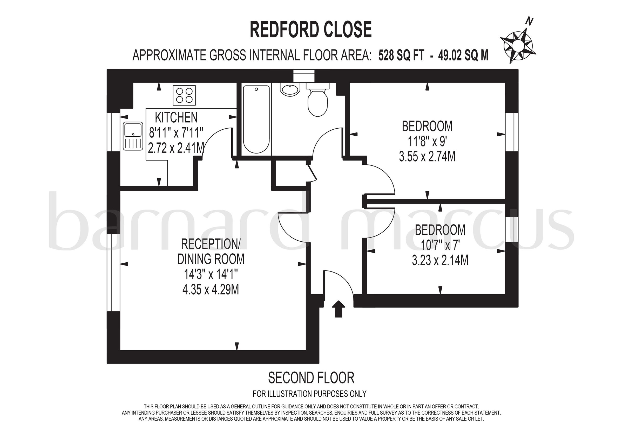 2 bed flat for sale in Redford Close, Feltham TW13 - Zoopla