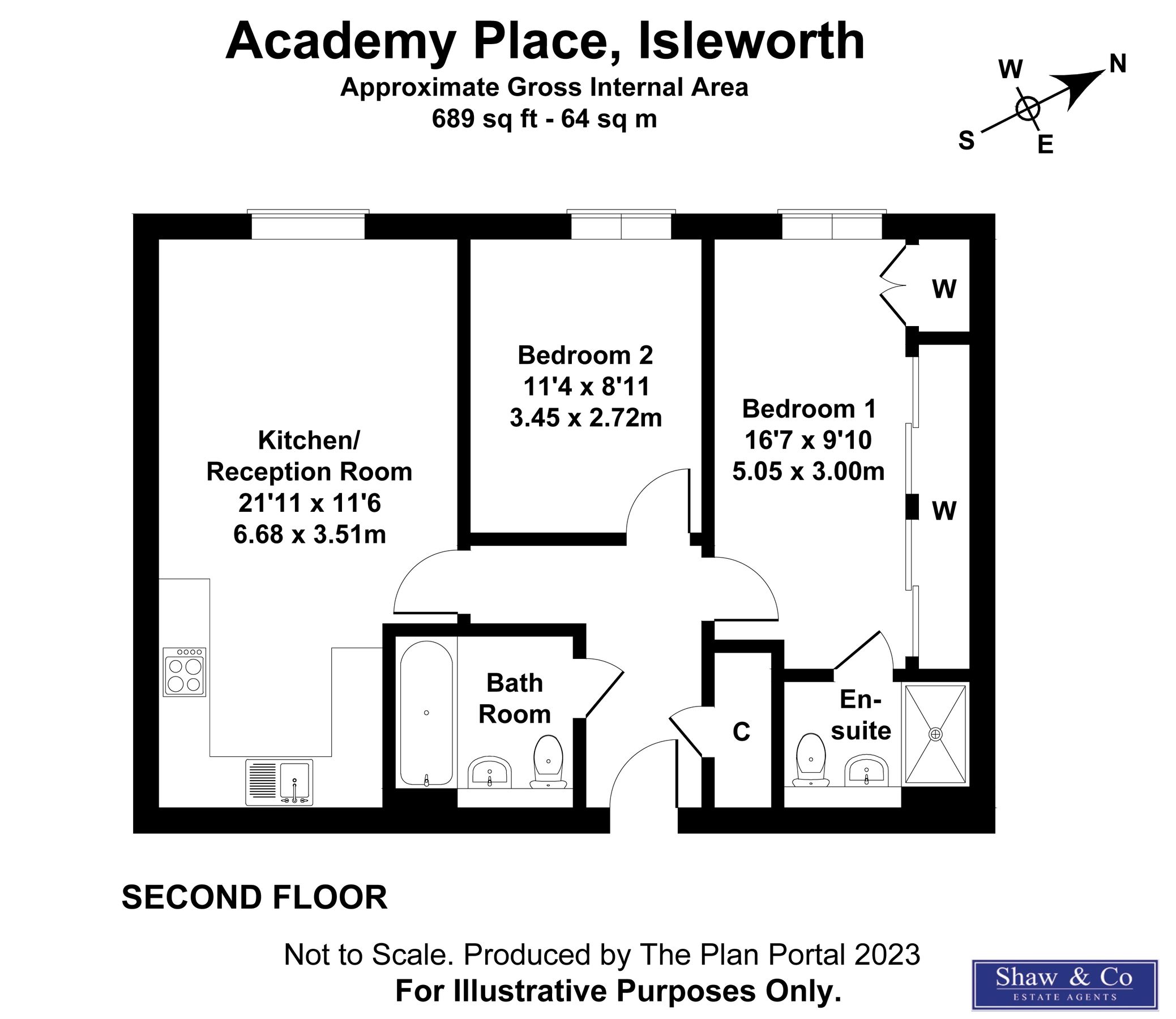 2 bed flat for sale in Academy Place, Osterley, Isleworth TW7 - Zoopla