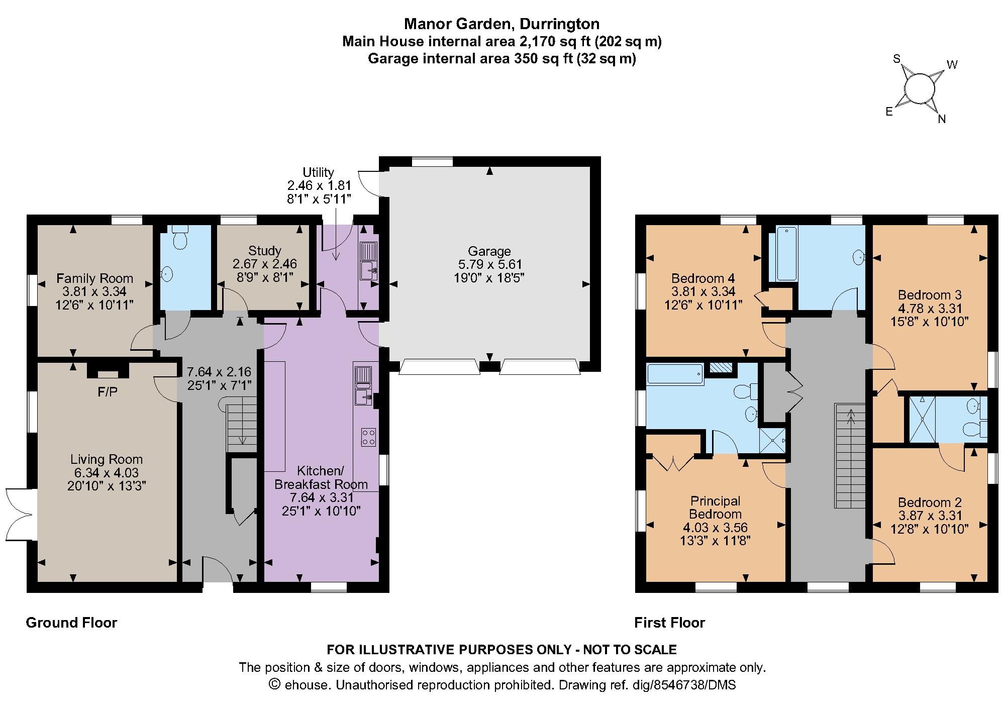 4 bed detached house for sale in Manor Garden, Durrington, Salisbury ...