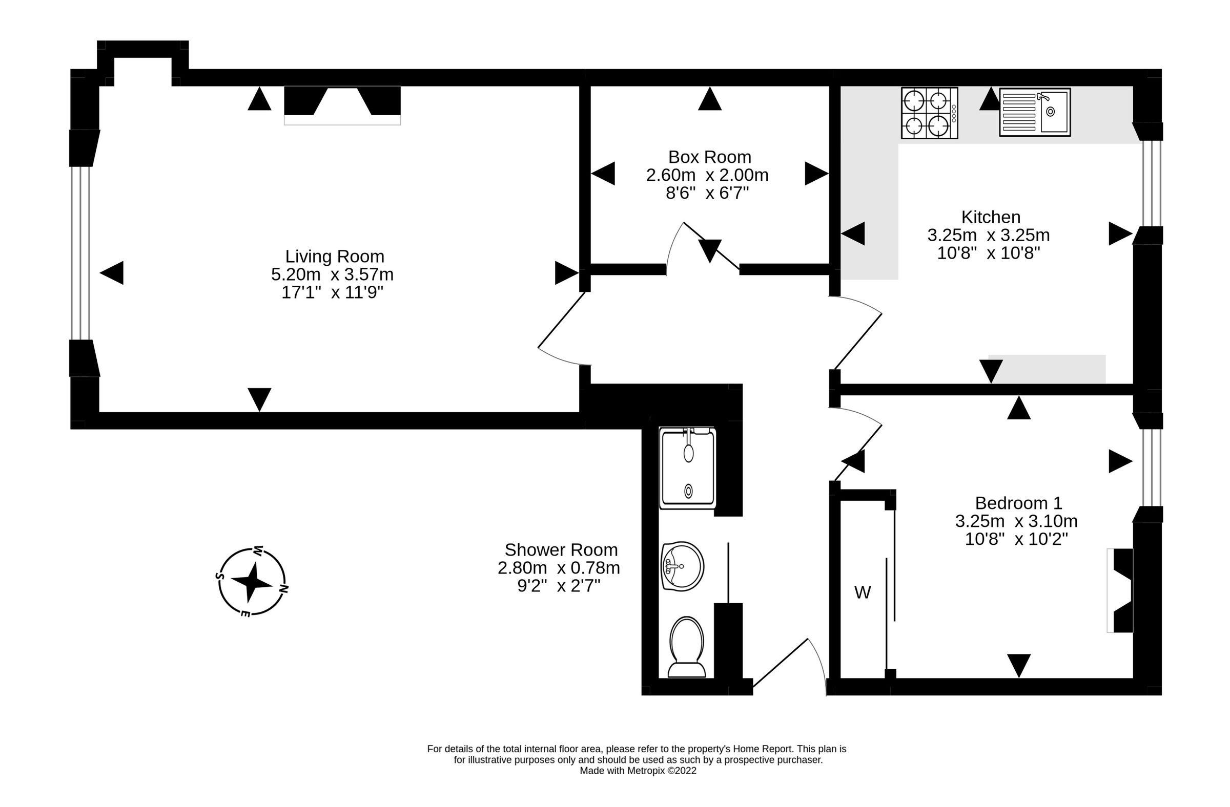 1 bed flat for sale in 18 (1F3), Panmure Place, Tollcross, Edinburgh ...