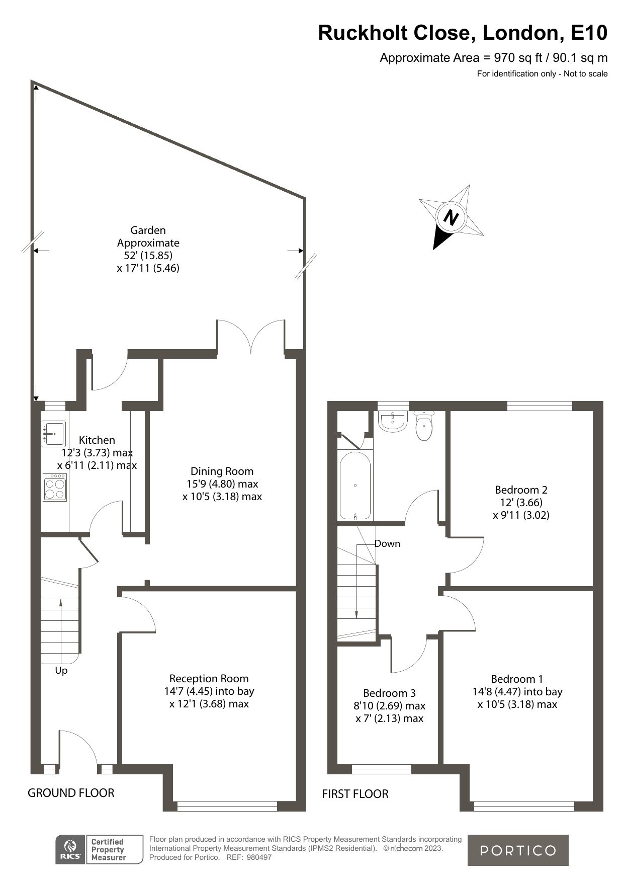 3 bed terraced house for sale in Ruckholt Close, London E10 - Zoopla