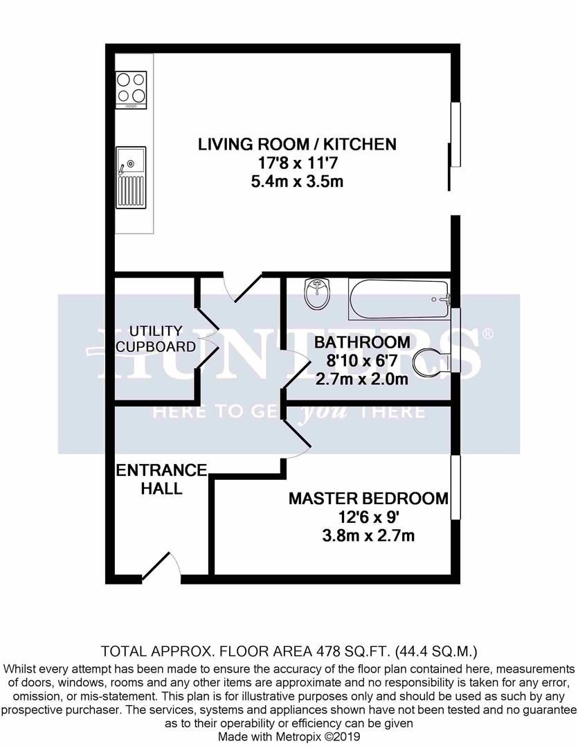 1 bed flat for sale in Penstock Drive, Cliffe Vale, Stoke On Trent ...