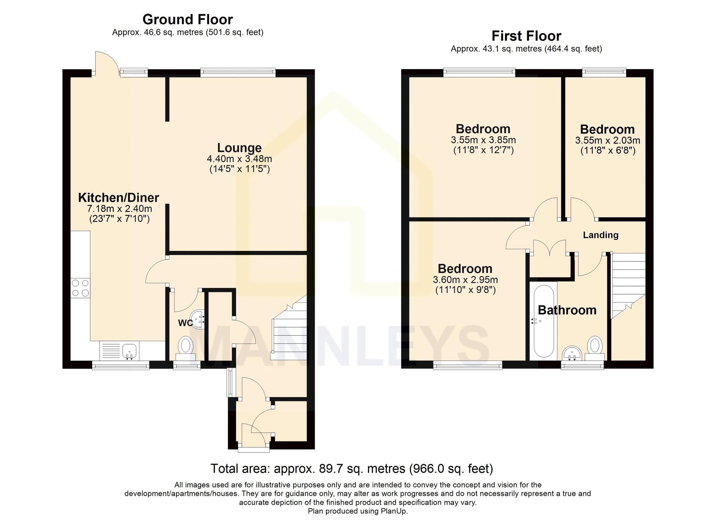 3 bed terraced house for sale in Bembridge, Brookside, Telford TF3 - Zoopla