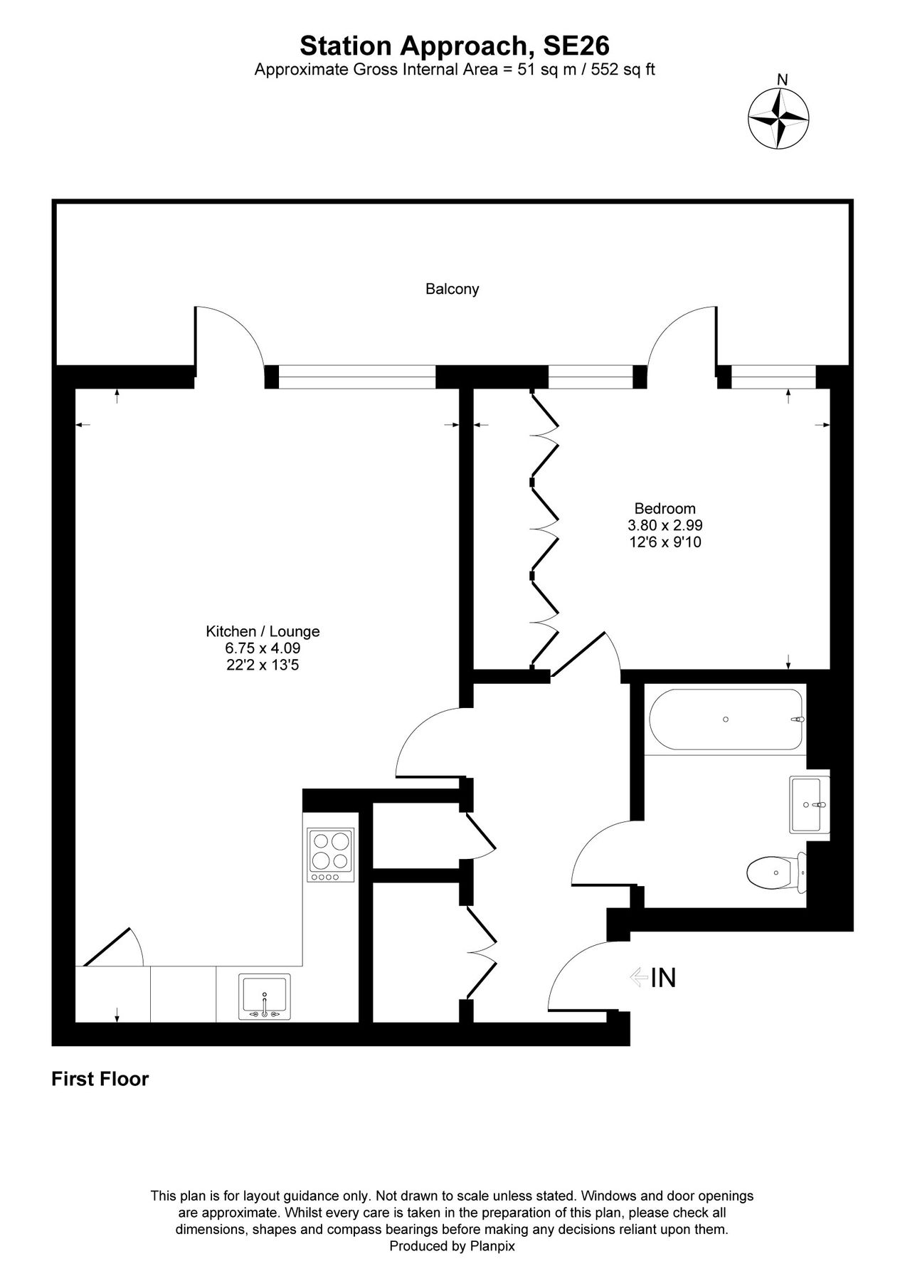 1 bed flat for sale in Station Approach, London SE26 - Zoopla