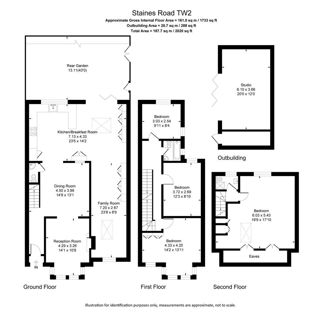 4 bed end terrace house for sale in Staines Road, Twickenham TW2 - Zoopla