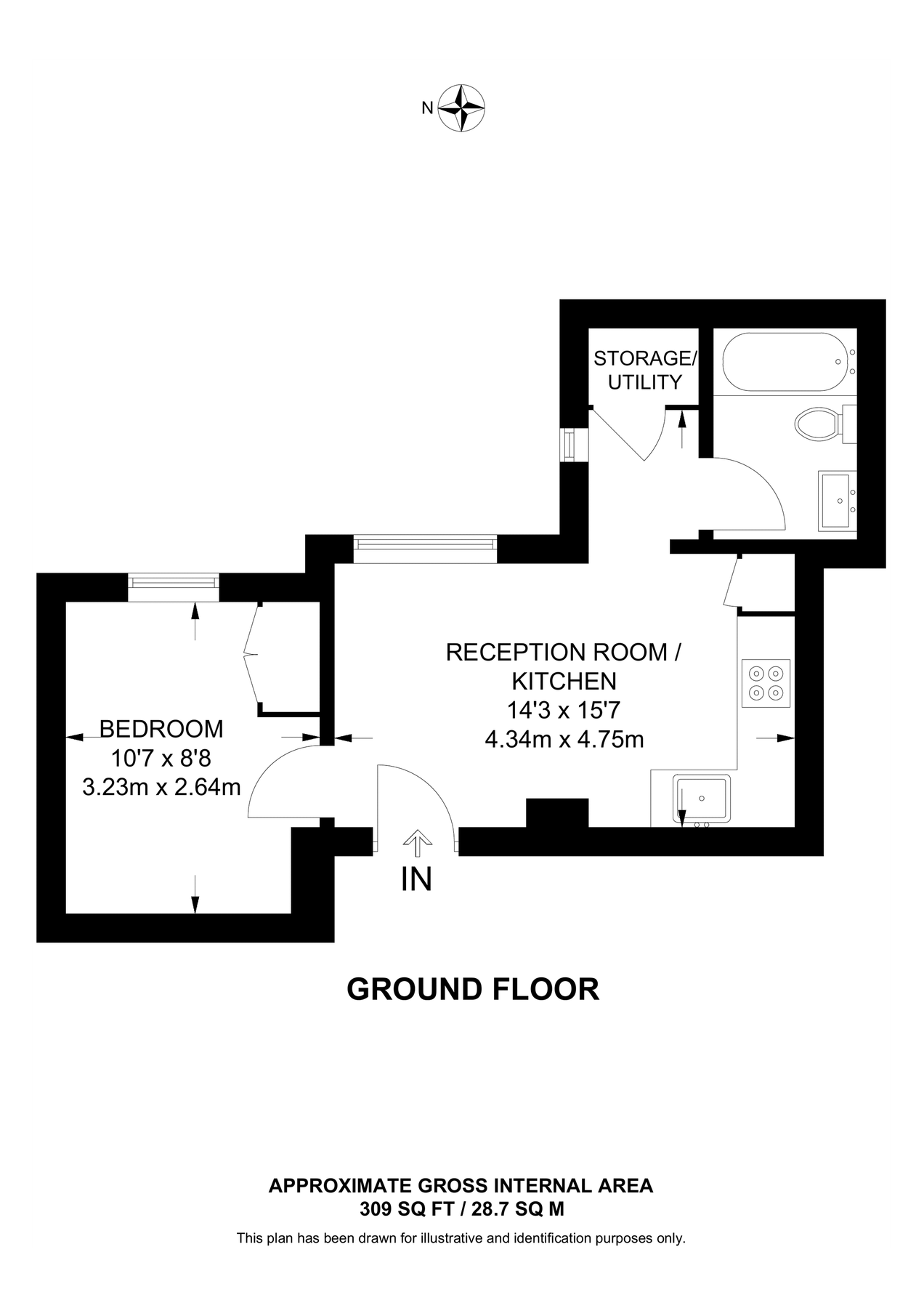 1 bed flat for sale in Abbeville Road, Clapham Common South Side ...