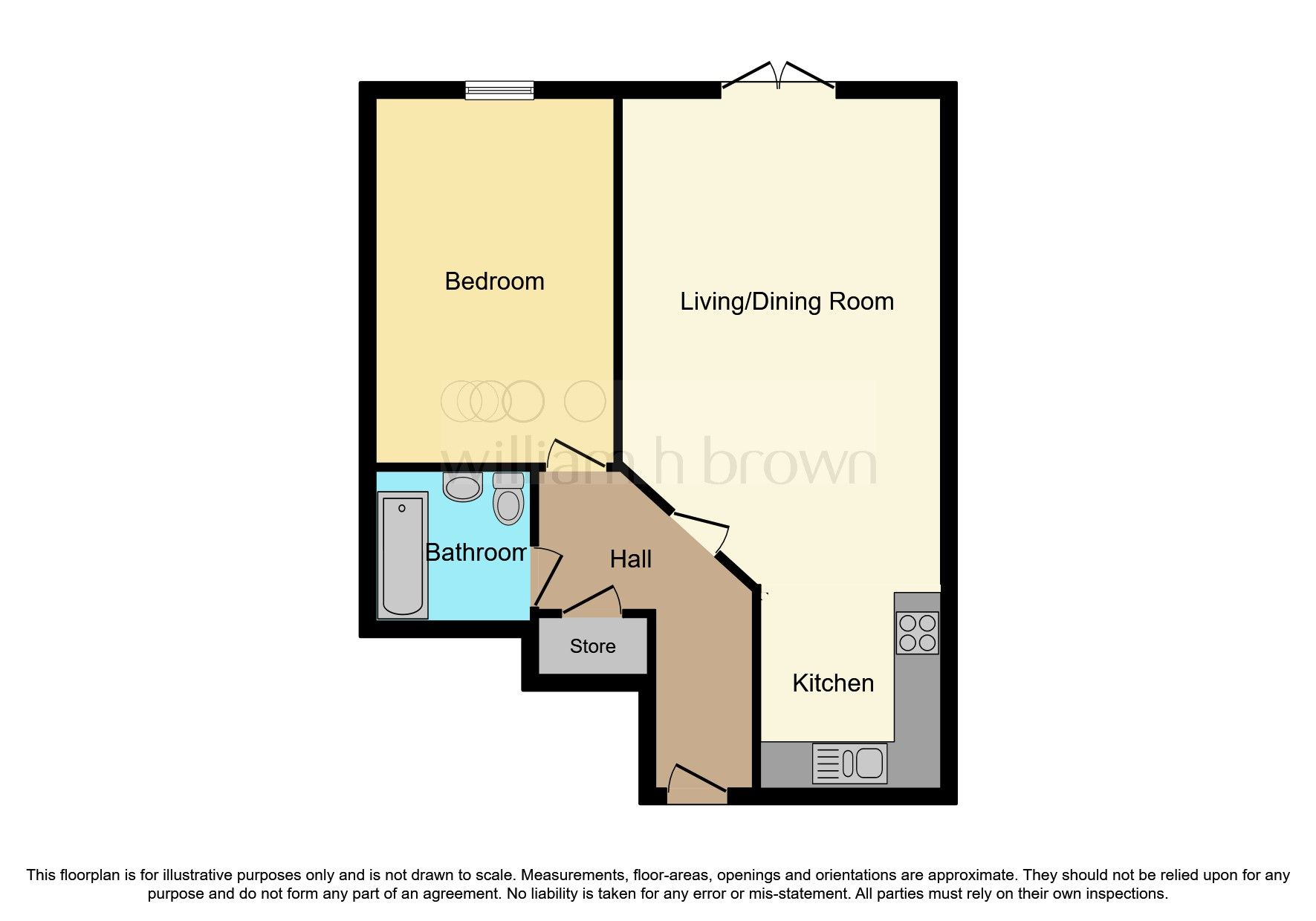 1 bed flat for sale in Argent Court, Argent Street, Grays RM17 - Zoopla