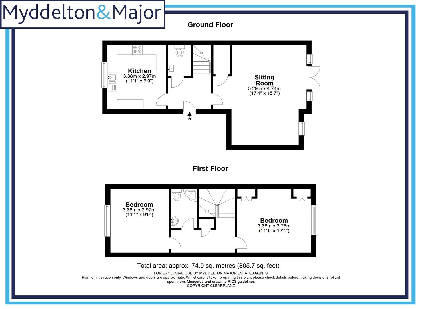 2 bed property to rent in Avon Terrace, Salisbury SP2 - Zoopla