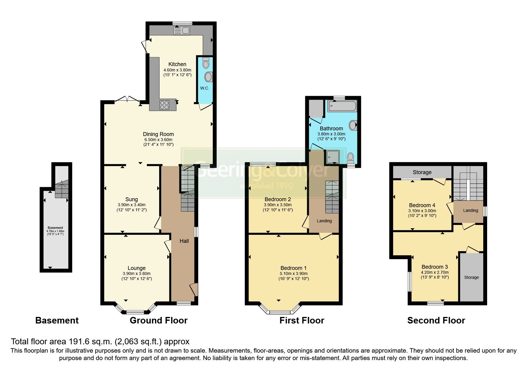 4 bed semi-detached house for sale in Folkestone Road, Dover, Kent CT17 ...