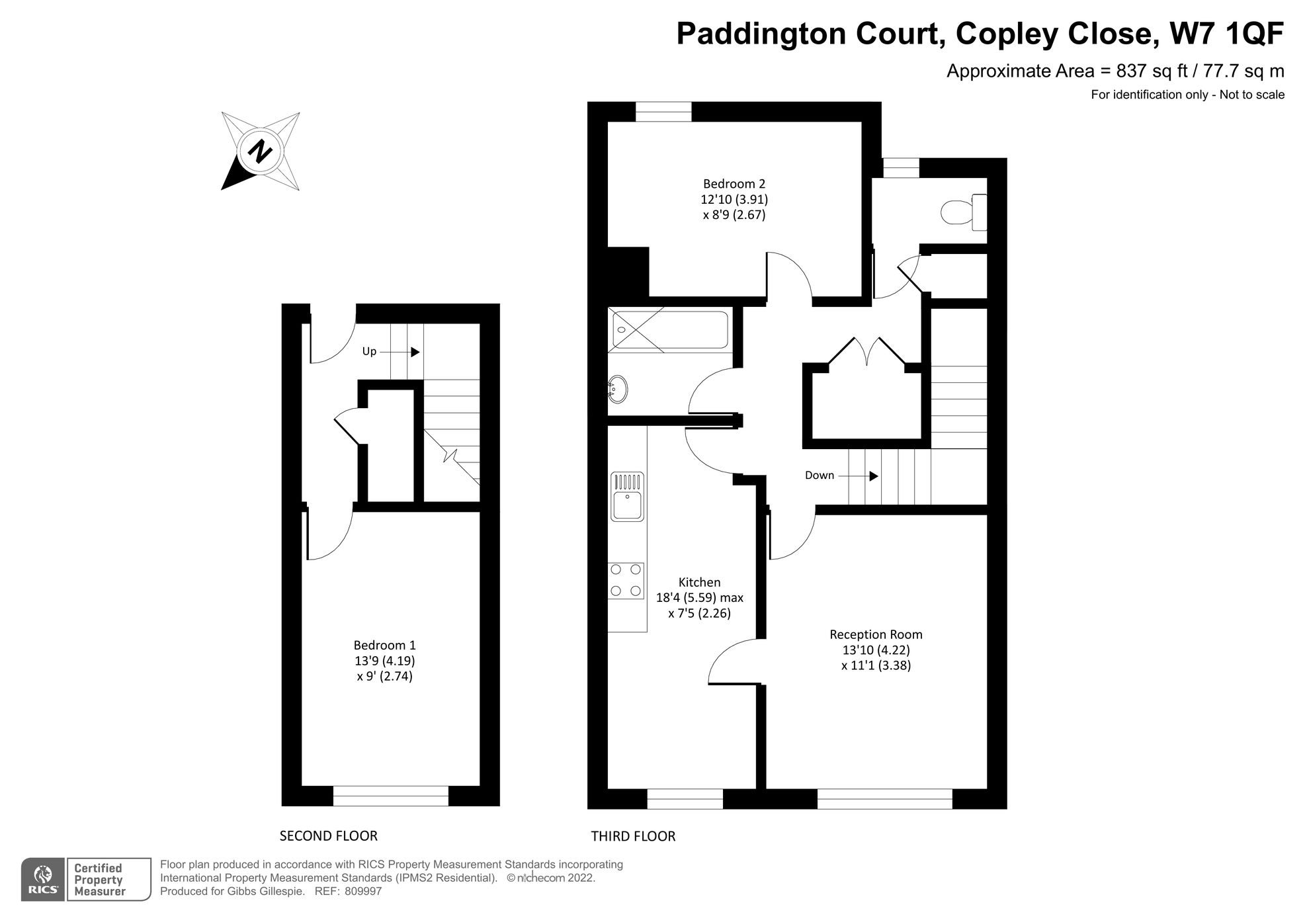 2 bed flat for sale in Copley Close, London W7 - Zoopla