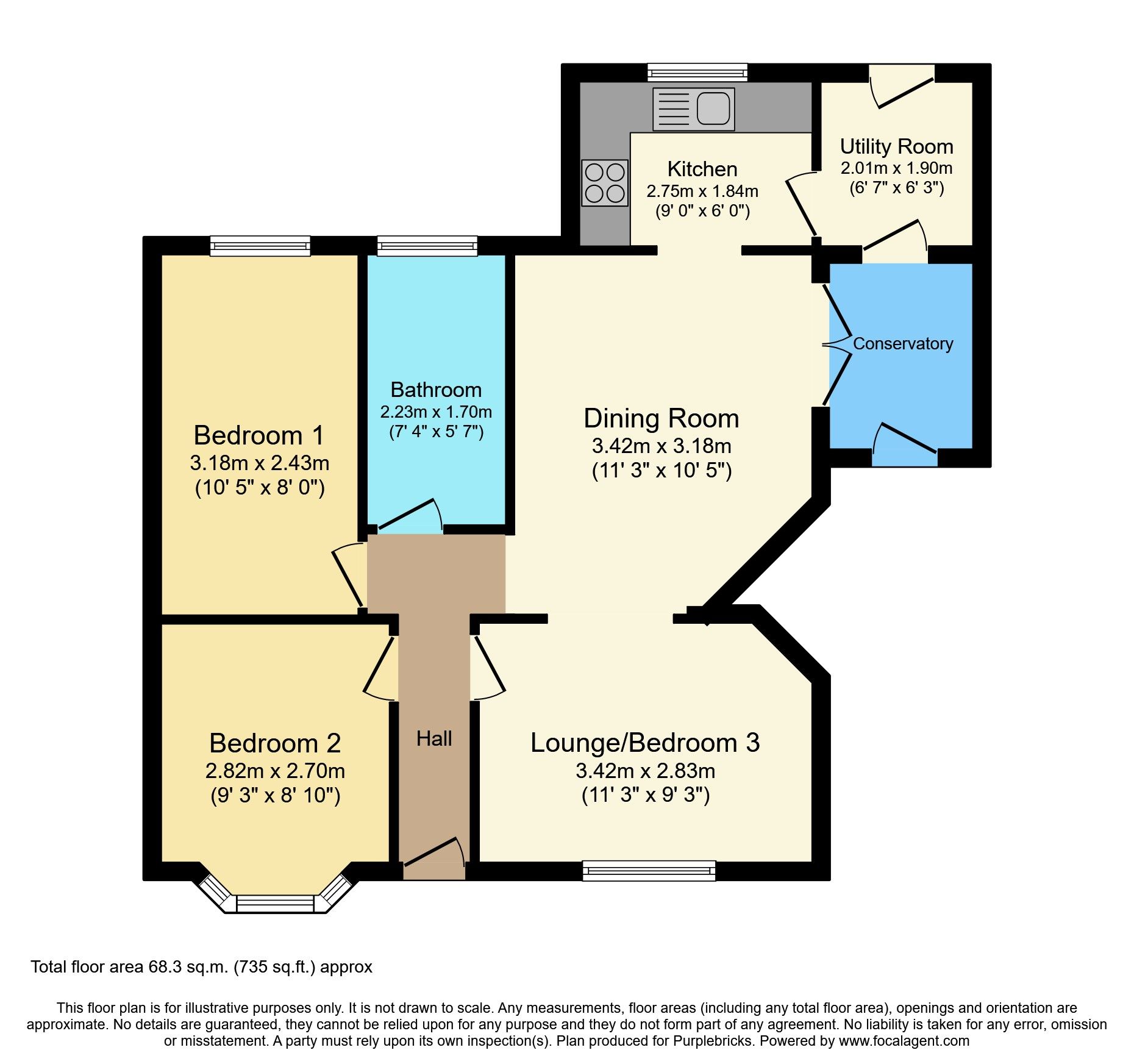 3 bed detached bungalow for sale in Calmore Road, Totton, Southampton ...