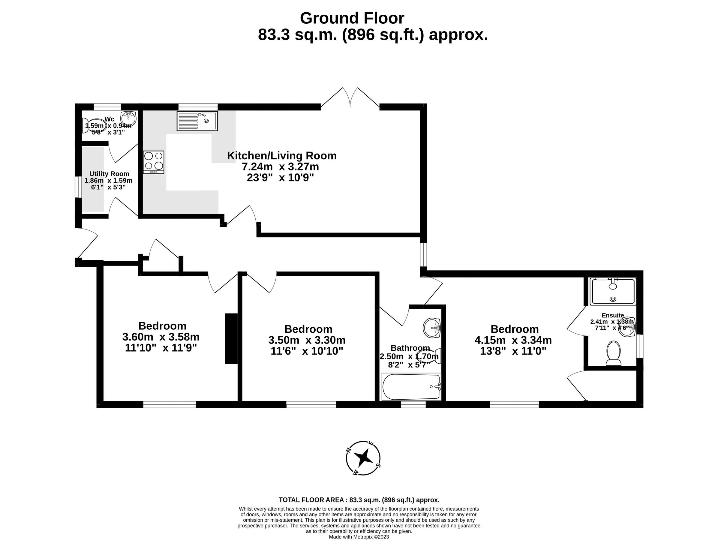 3 bed detached bungalow for sale in Daccabridge Road, Kingskerswell ...