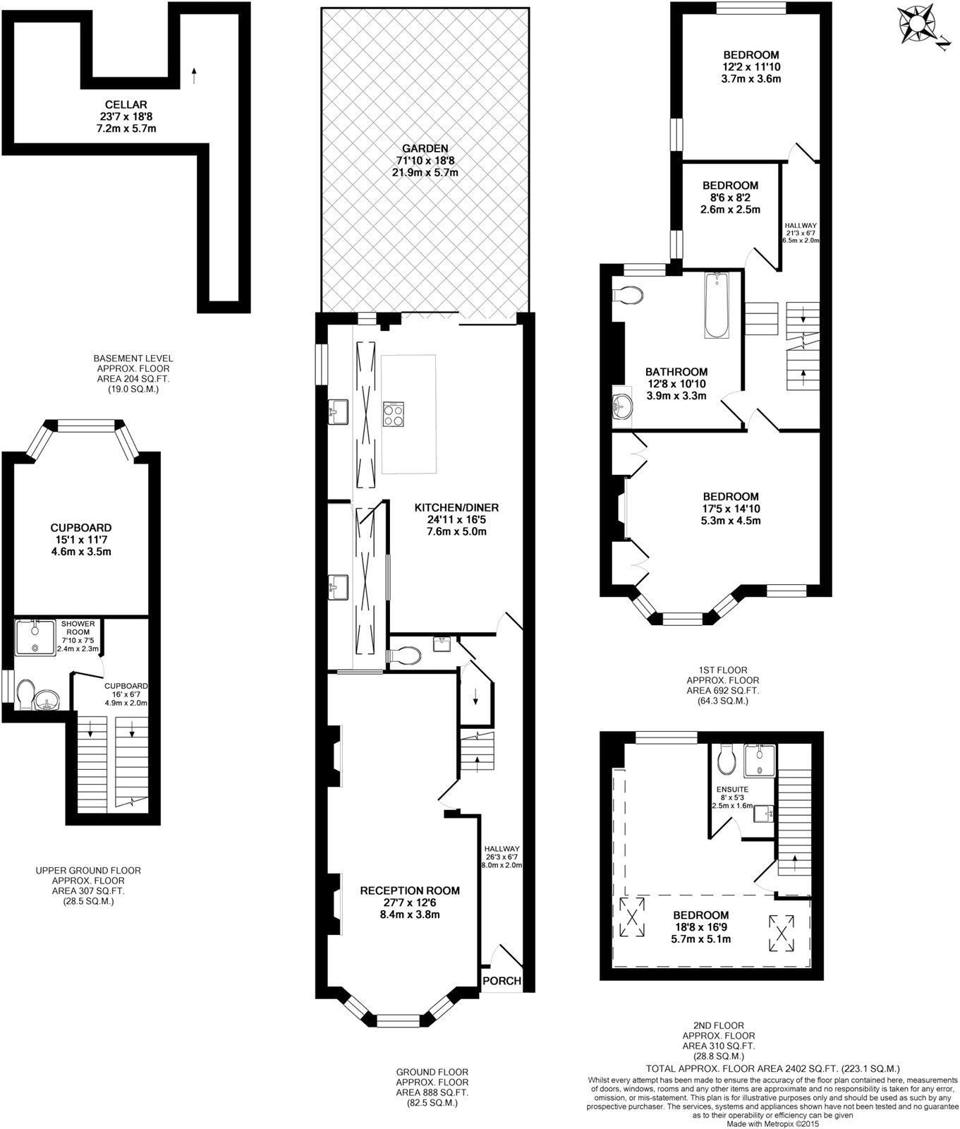5 bed terraced house for sale in Crediton Road, London NW10 - Zoopla