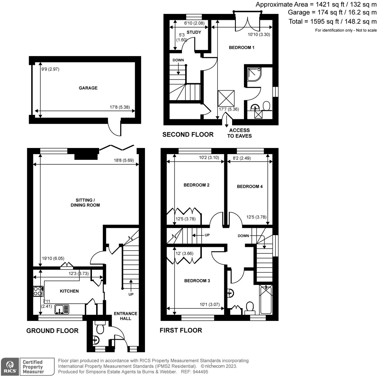 4 bed semi-detached house for sale in Chapel Lane, Milford, Godalming ...