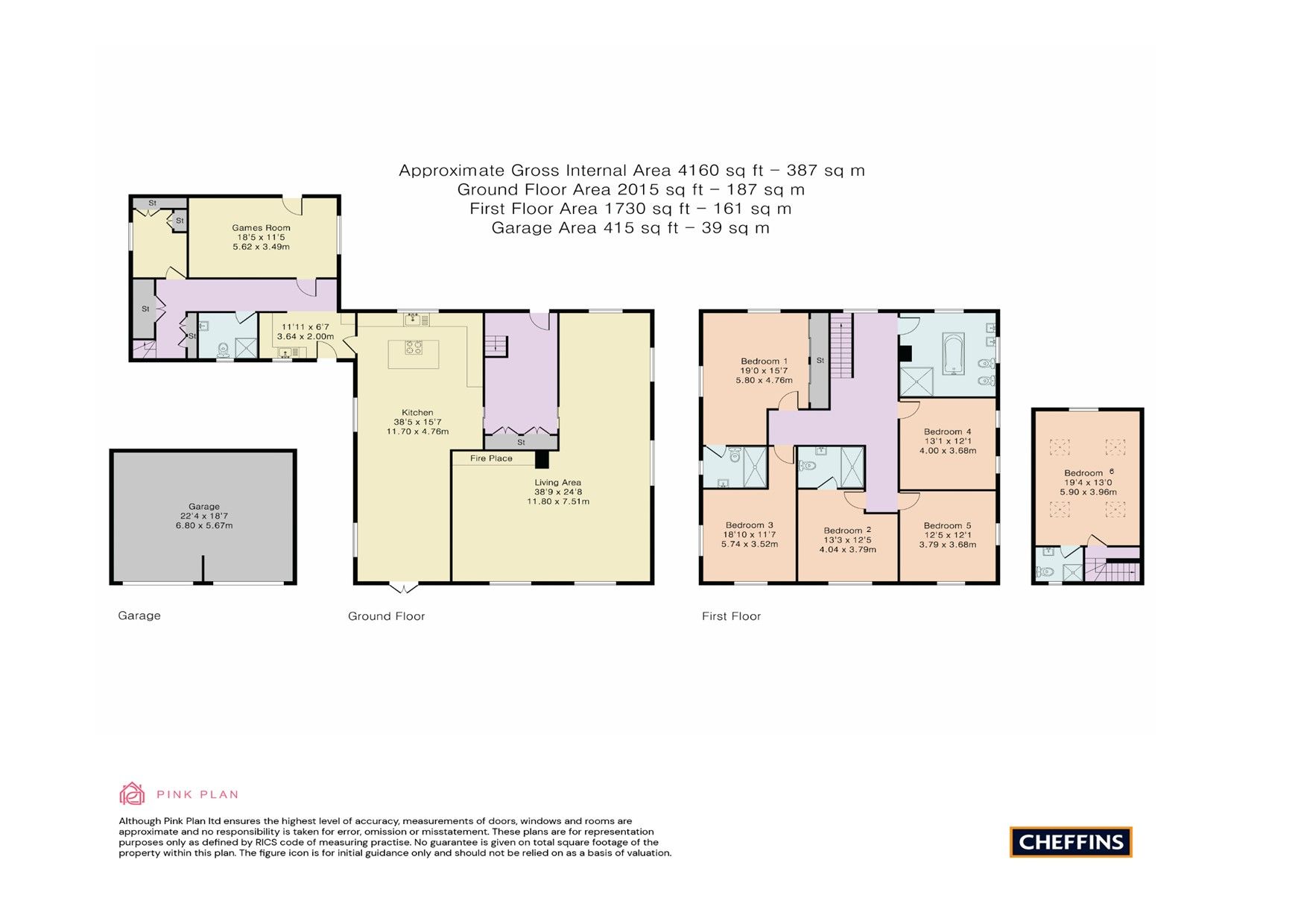6 bed detached house for sale in North Road, Abington, Cambridge CB21 ...
