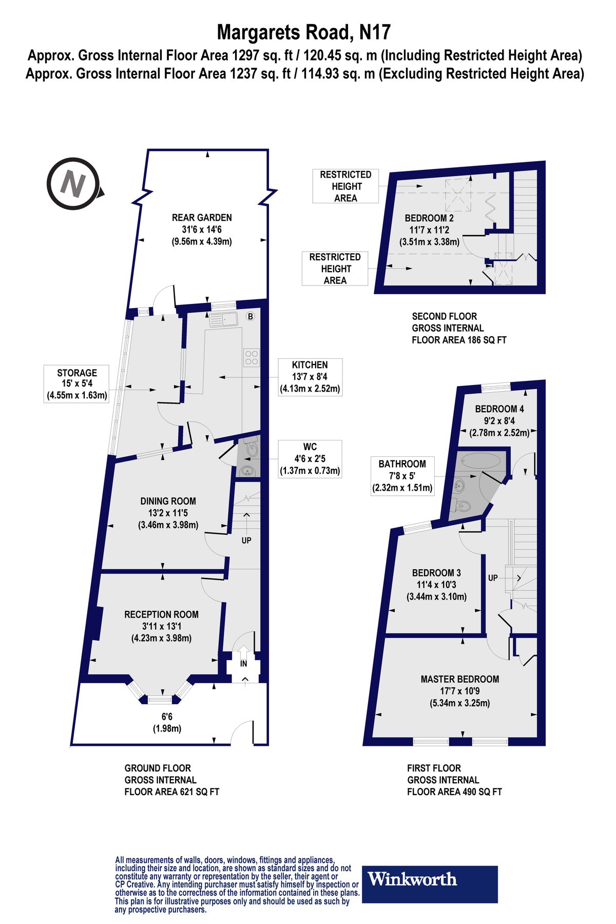 4 bed terraced house for sale in St Margarets Road, Bruce Grove, London ...