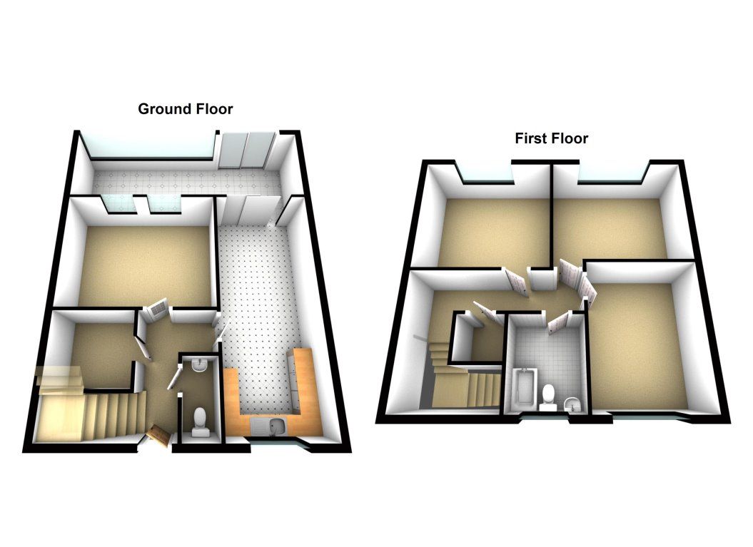 3 bed terraced house to rent in Bringhurst, Orton Goldhay, Peterborough ...