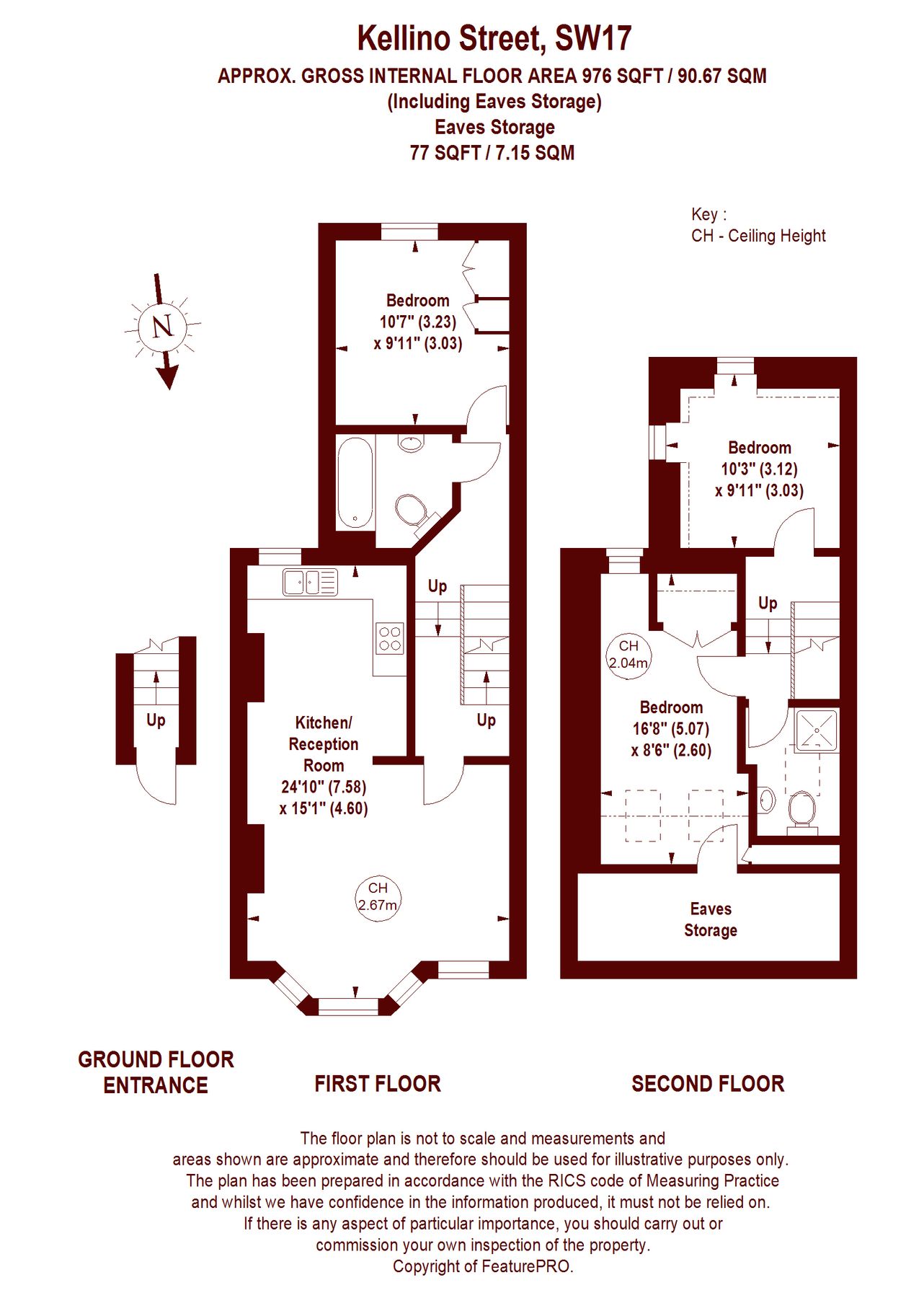 3 bed flat for sale in Kellino Street, London SW17 - Zoopla