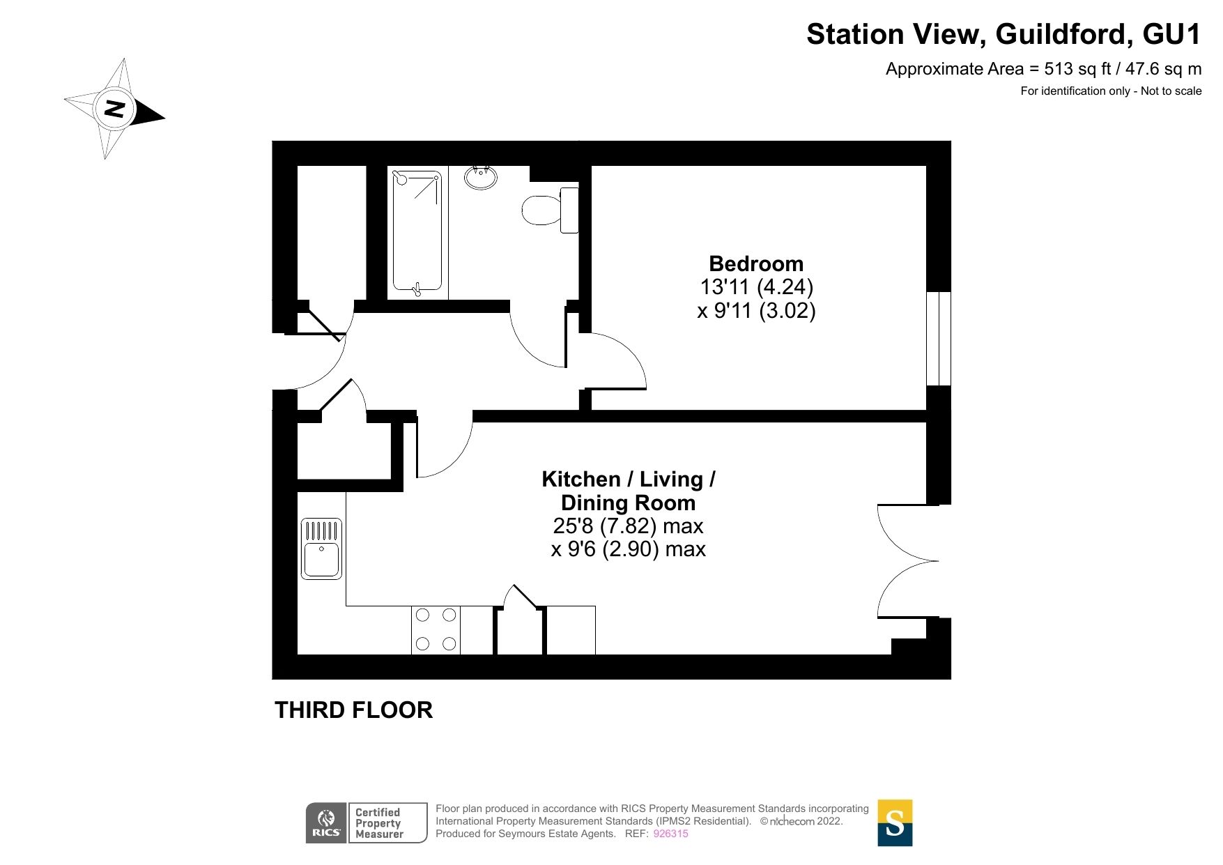 1 bed flat for sale in Station View, Guildford, Surrey GU1 - Zoopla
