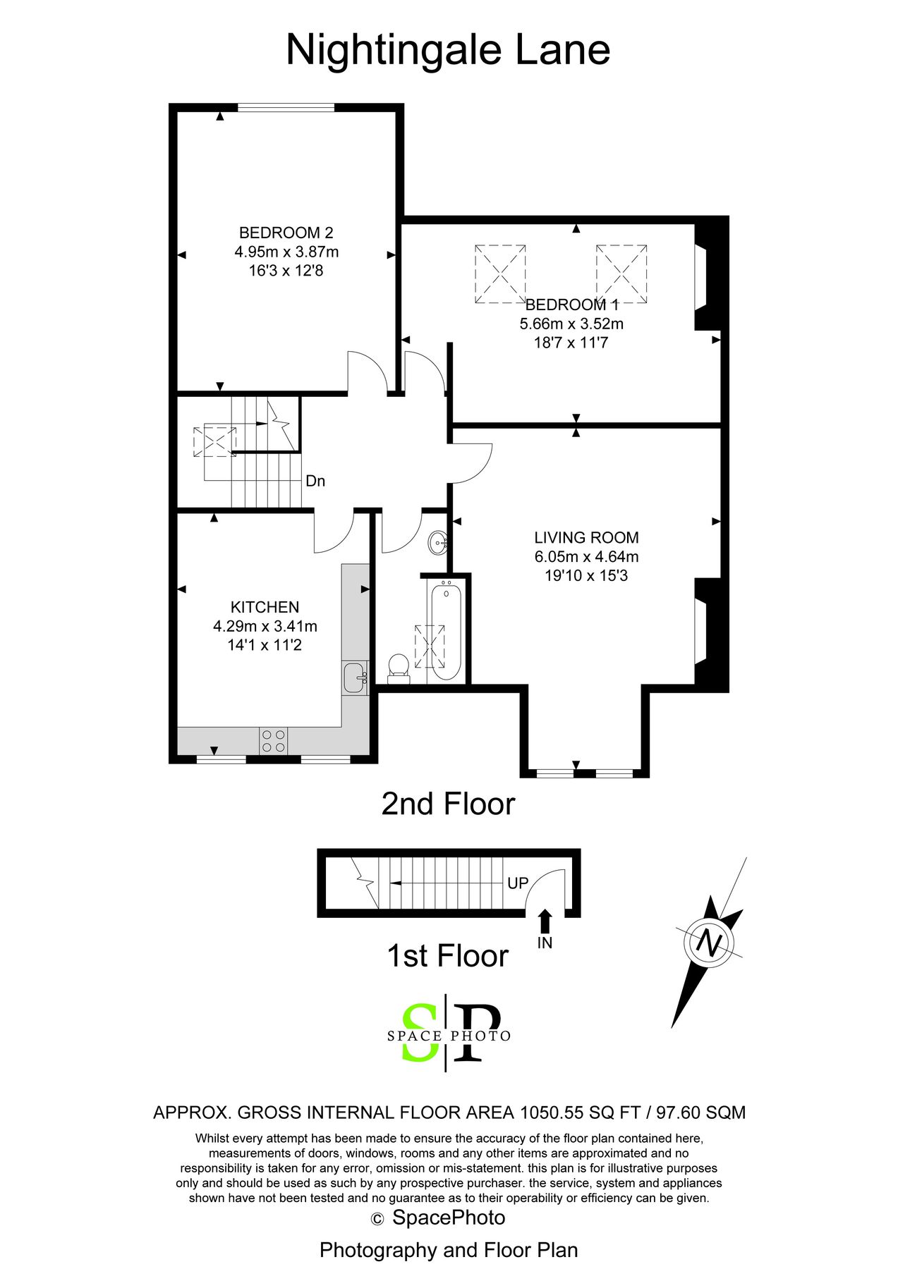 2 bed flat to rent in Nightingale Lane, London SW12 - Zoopla