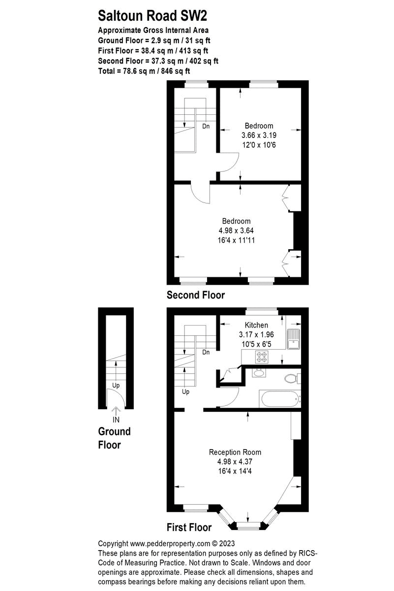 2 bed flat for sale in Saltoun Road, Brixton, London SW2 - Zoopla