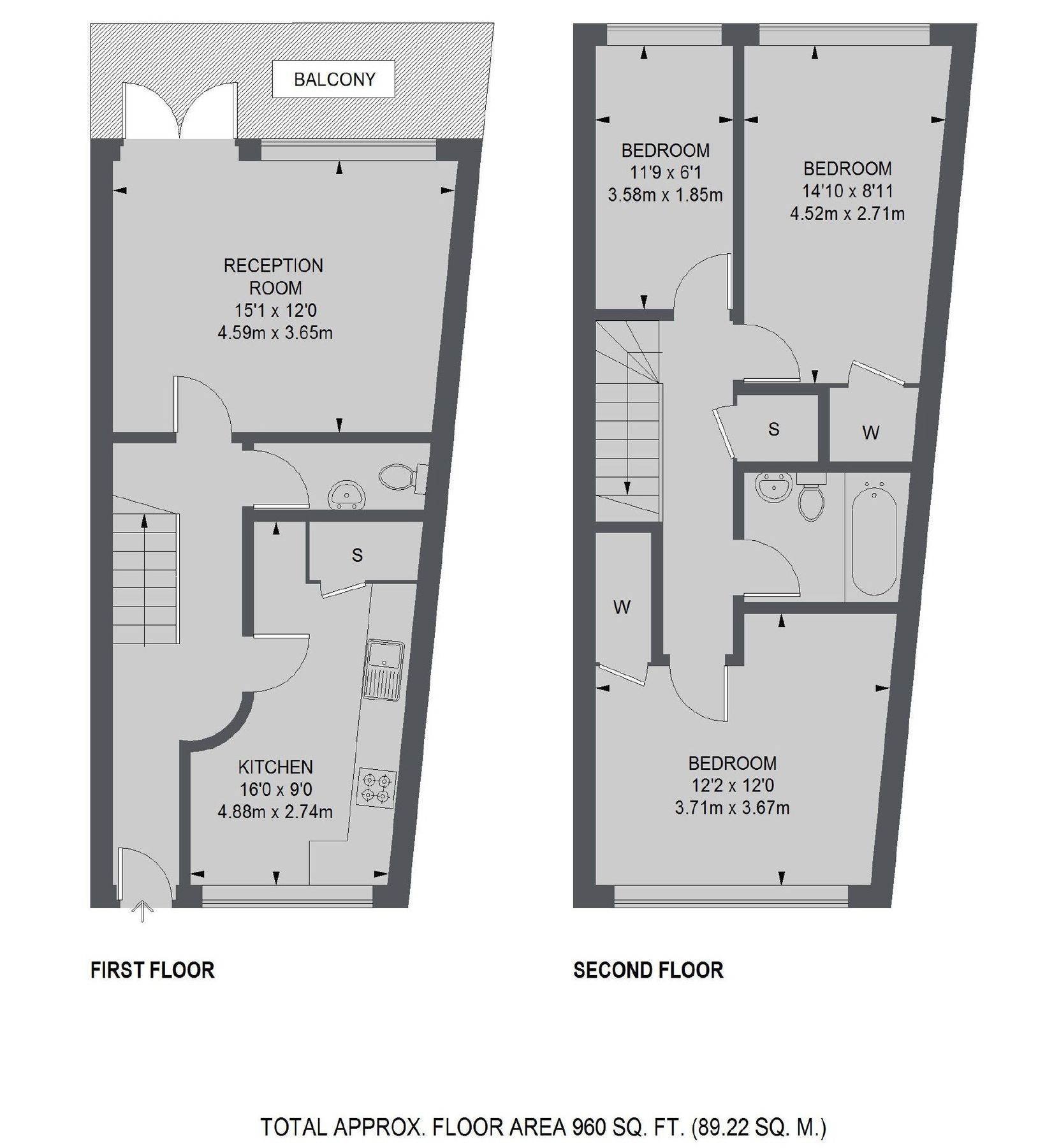 3 bed flat to rent in Carey Gardens, London SW8 - Zoopla