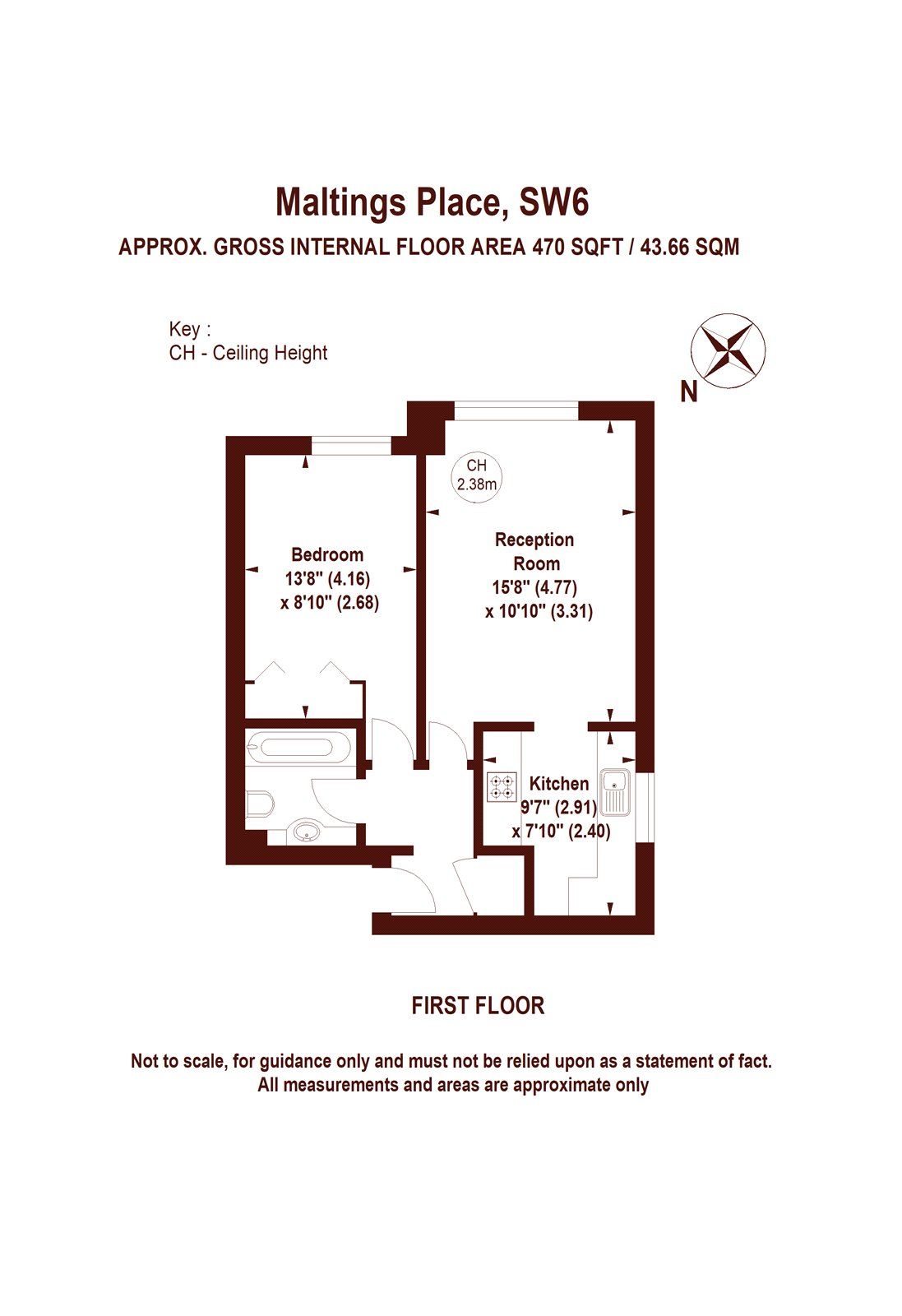 1 bed flat for sale in Maltings Place, London SW6 - Zoopla