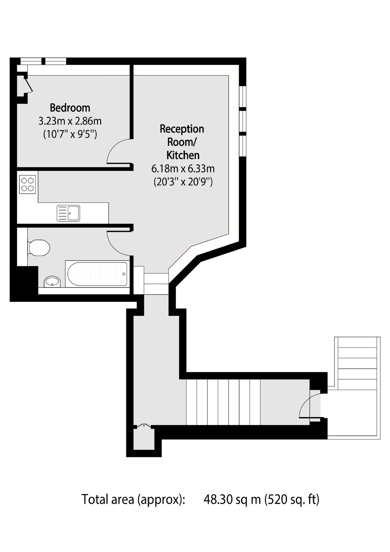 1 bed flat to rent in Chequer Street, London EC1Y - Zoopla