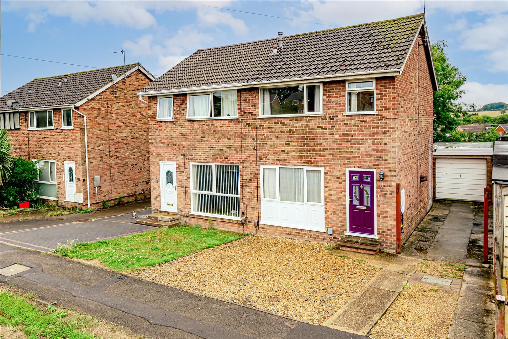 3 bed semi-detached house for sale in Bishops Drive, Kettering NN15 ...