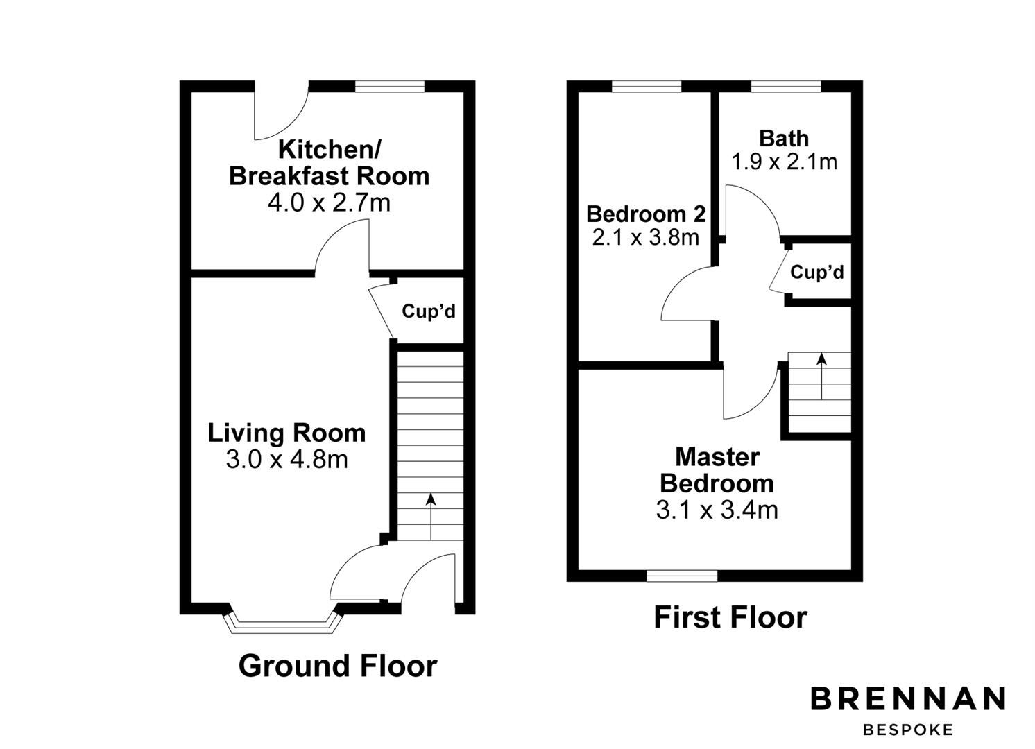 2 bed end terrace house for sale in Brambleside, Kettering NN16 - Zoopla