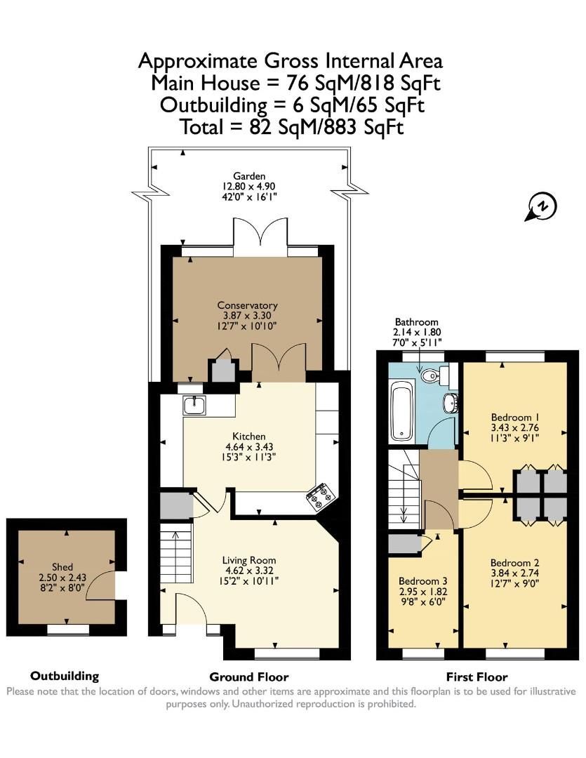 3 bed terraced house for sale in Knollmead, Tolworth, Surbiton KT5 - Zoopla
