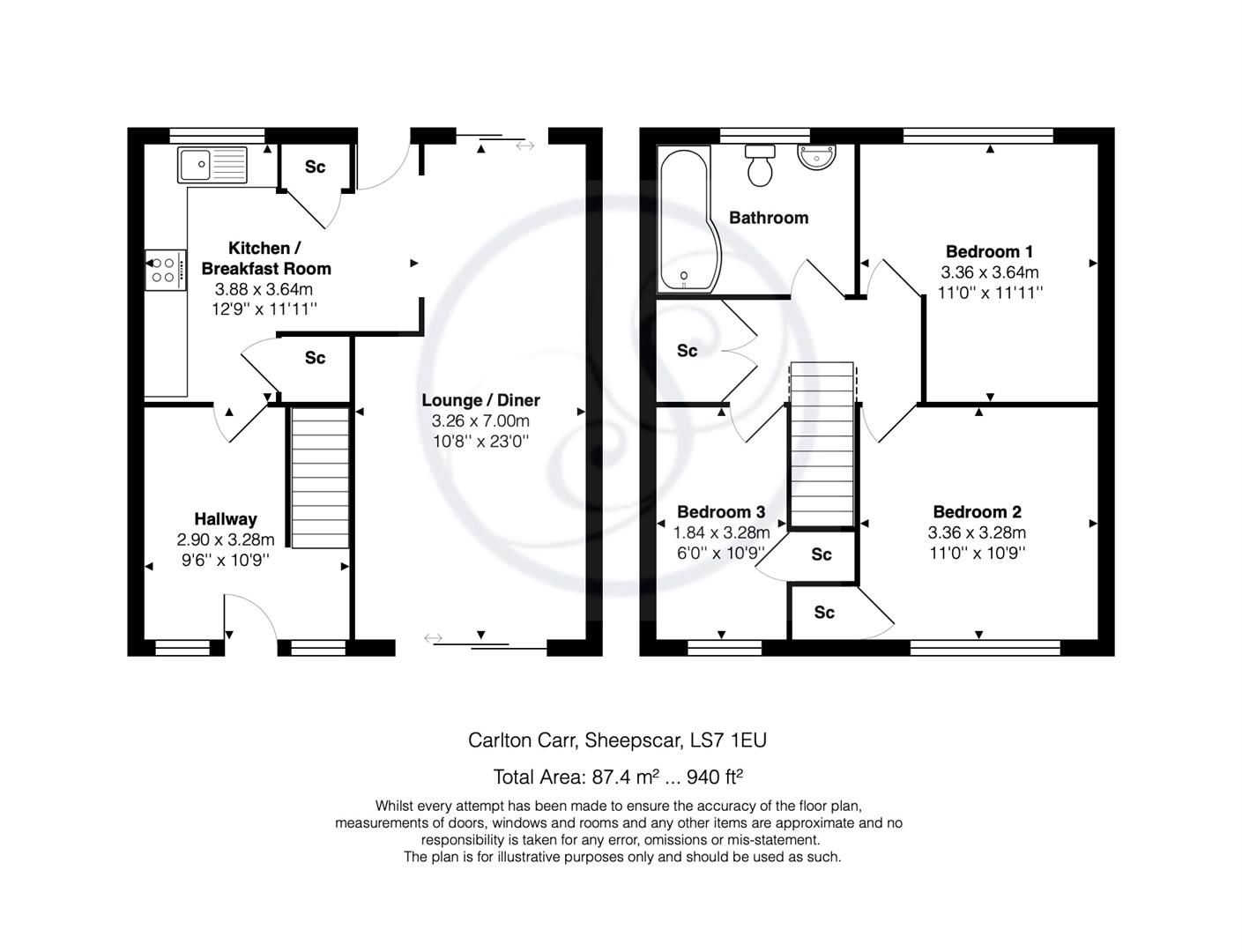 3 bed end terrace house for sale in Carlton Carr, Leeds LS7 - Zoopla