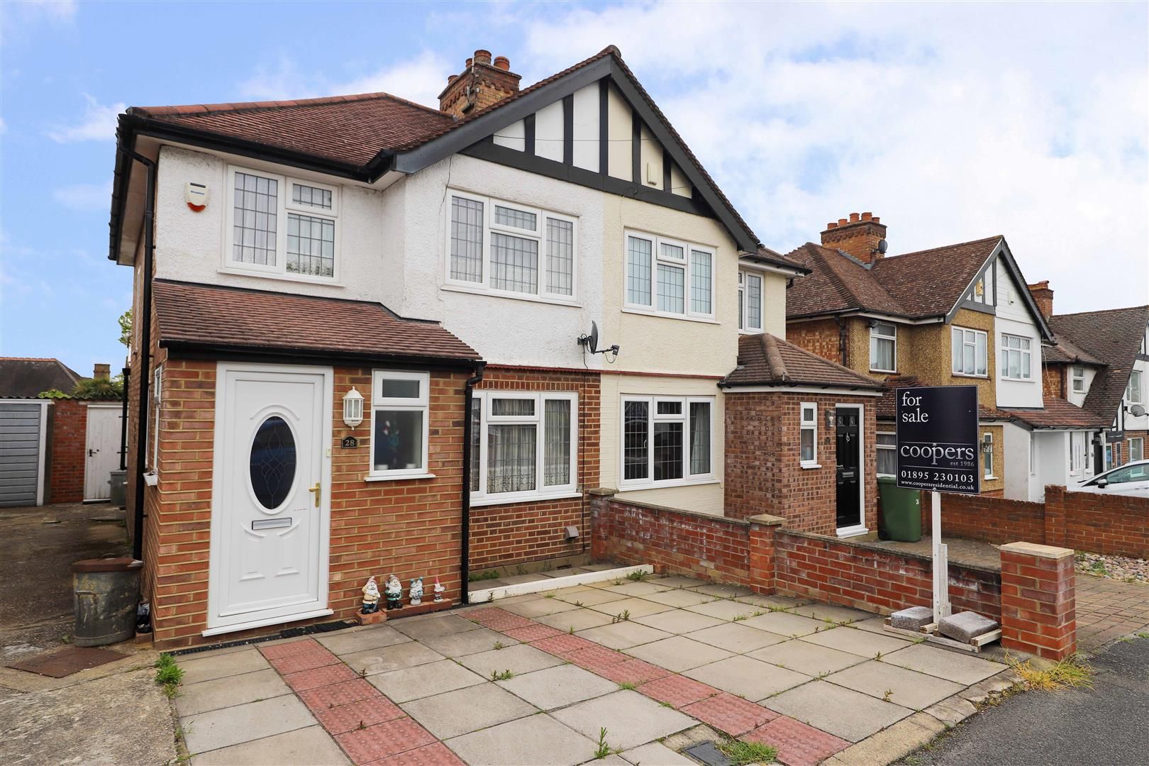 3 bed semi-detached house for sale in Misbourne Road, Hillingdon UB10 ...