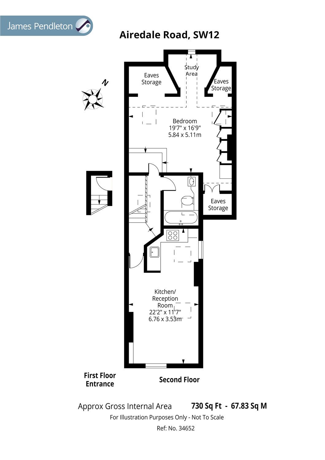 1 bed flat for sale in Airedale Road, Nightingale Triangle, London SW12 ...